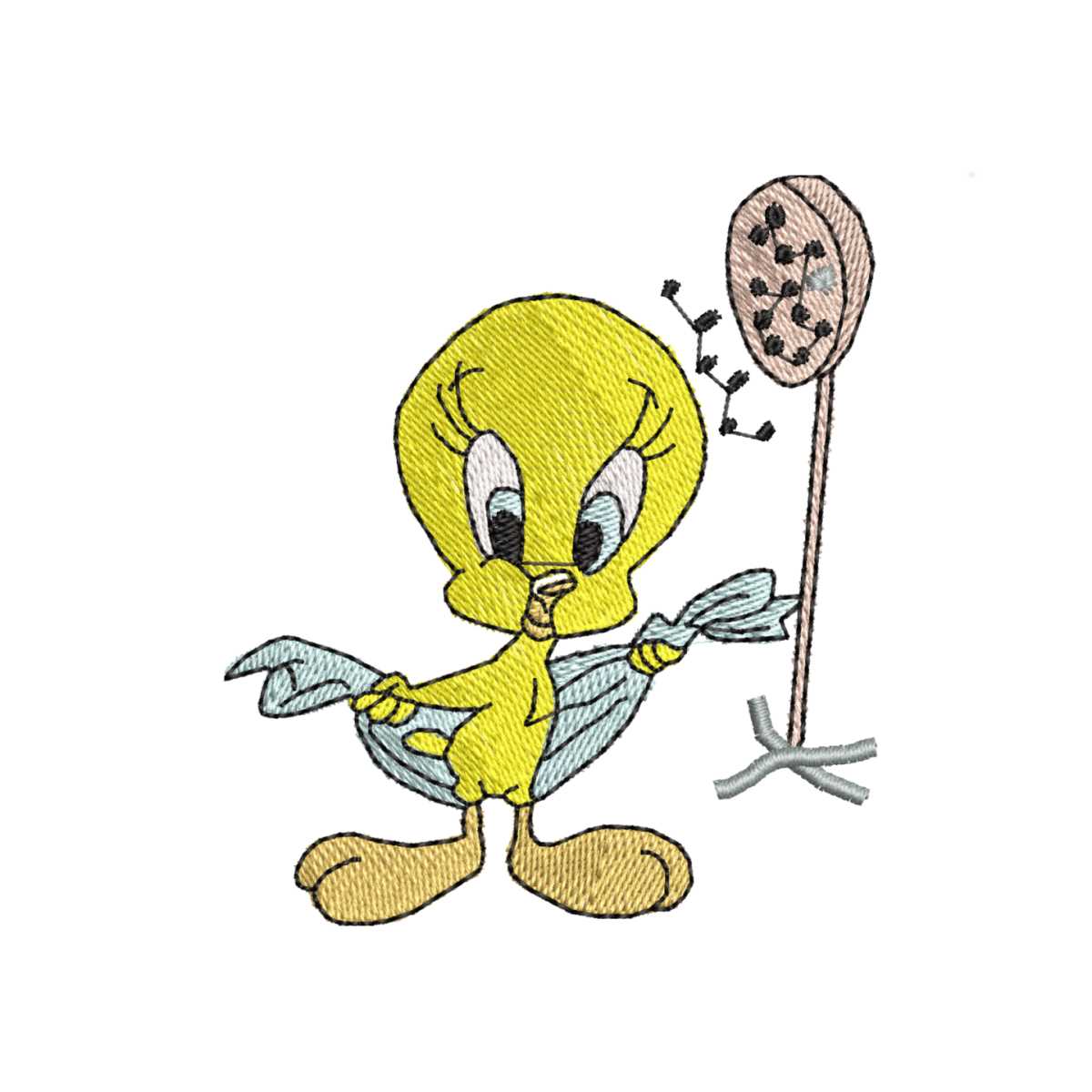 Tweety Bird Bathing Embroidery | Inspire Uplift