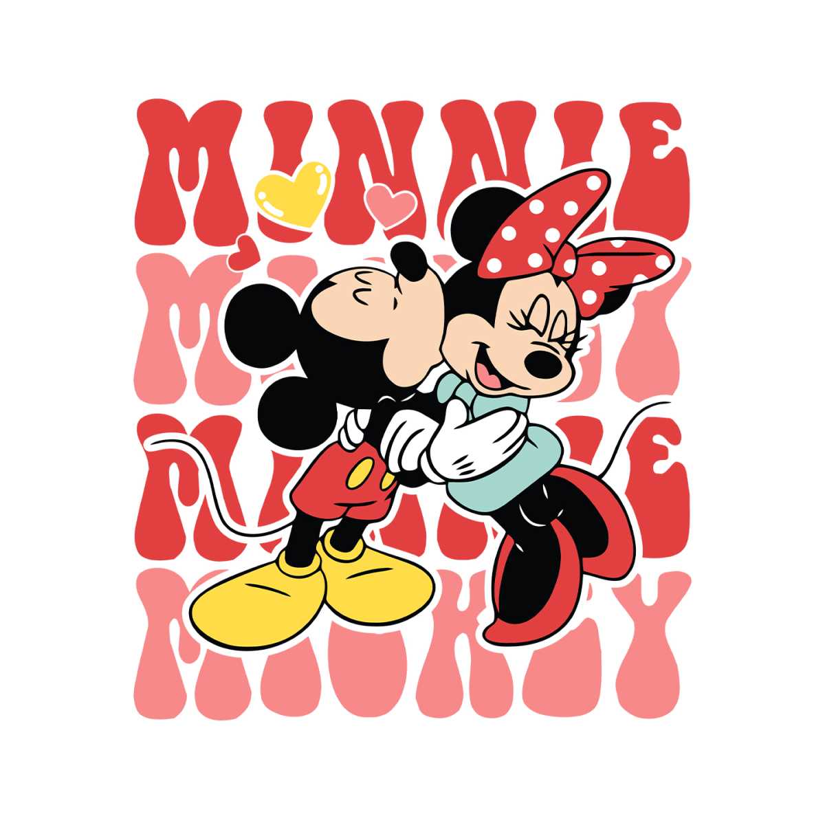 Disney Mickey Minnie Mouse Love Couple PNG - Inspire Uplift