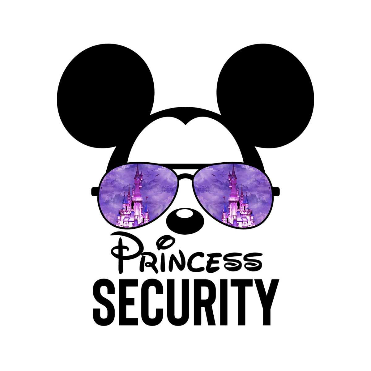 Princess Security Disney Mickey Kingdom SVG | Inspire Uplift