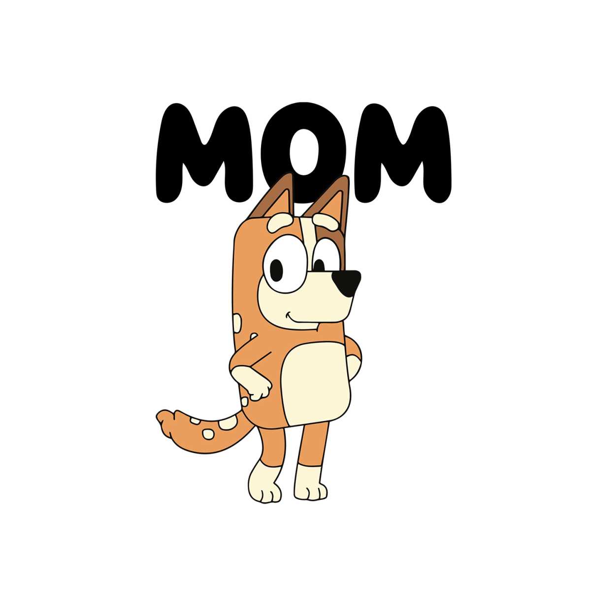 Mom Chilli Heeler Bluey Family SVG | Inspire Uplift