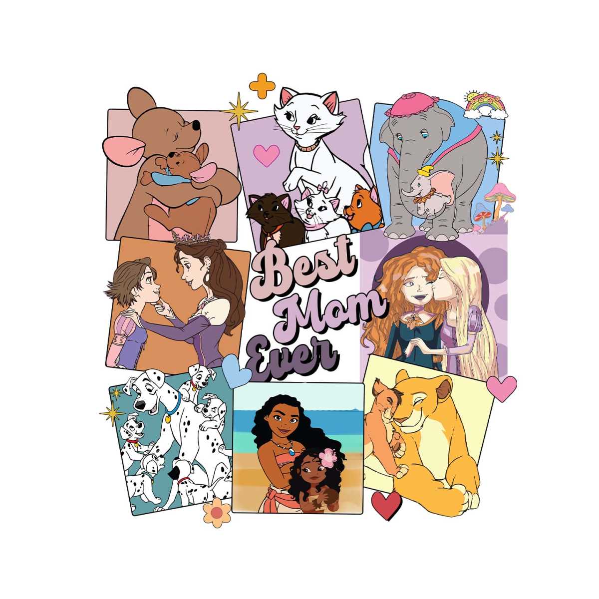 The Best Disney Cartoon Mom Ever PNG | Inspire Uplift