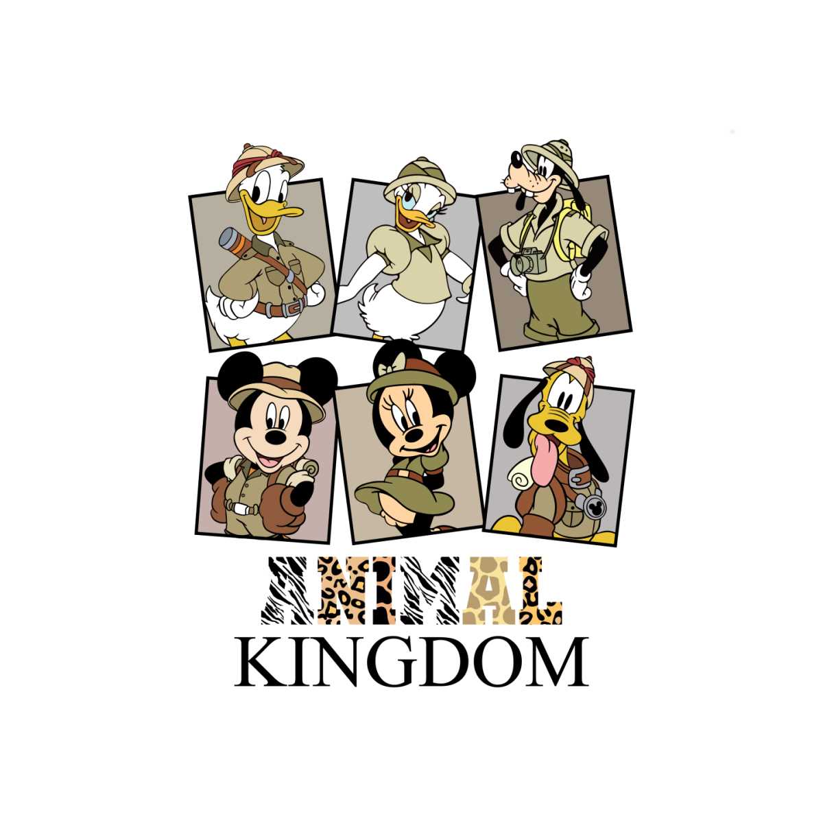 Mickey Mouse Wild Friends Animal Kingdom PNG | Inspire Uplift