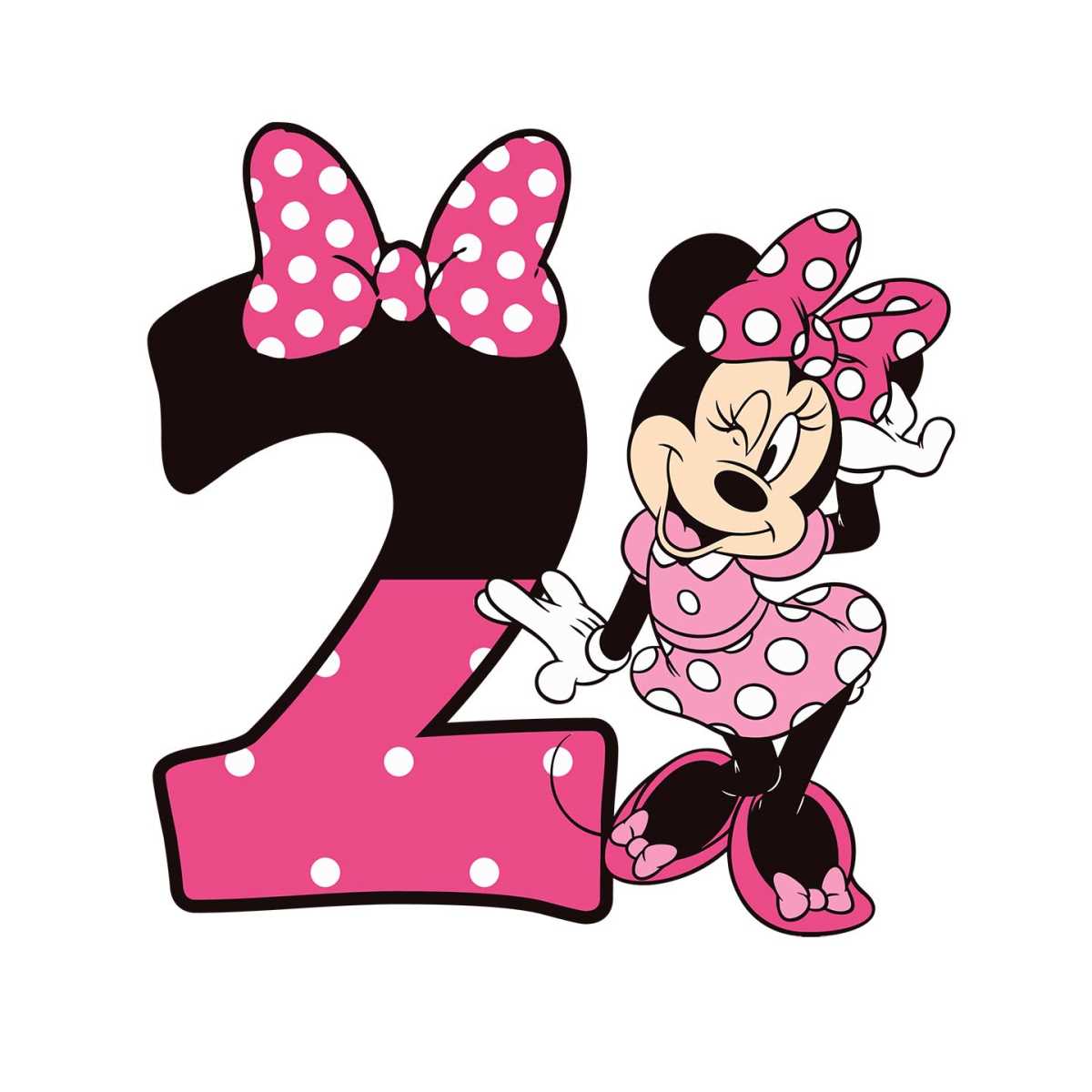 Happy Birthday 2nd Minnie Mouse Svg | Inspire Uplift