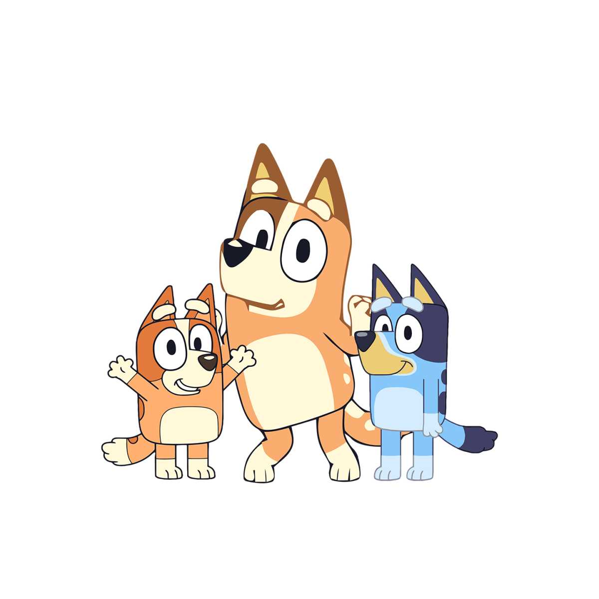 Bluey Mom Chilli and Kids Heeler Family SVG | Inspire Uplift