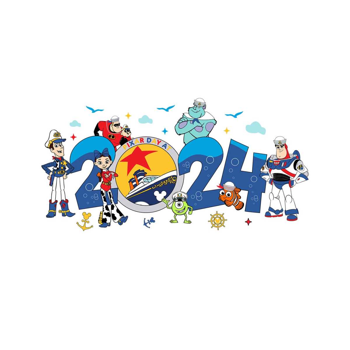 Toy Story Disney Cruise Line Ship 2024 PNG | Inspire Uplift
