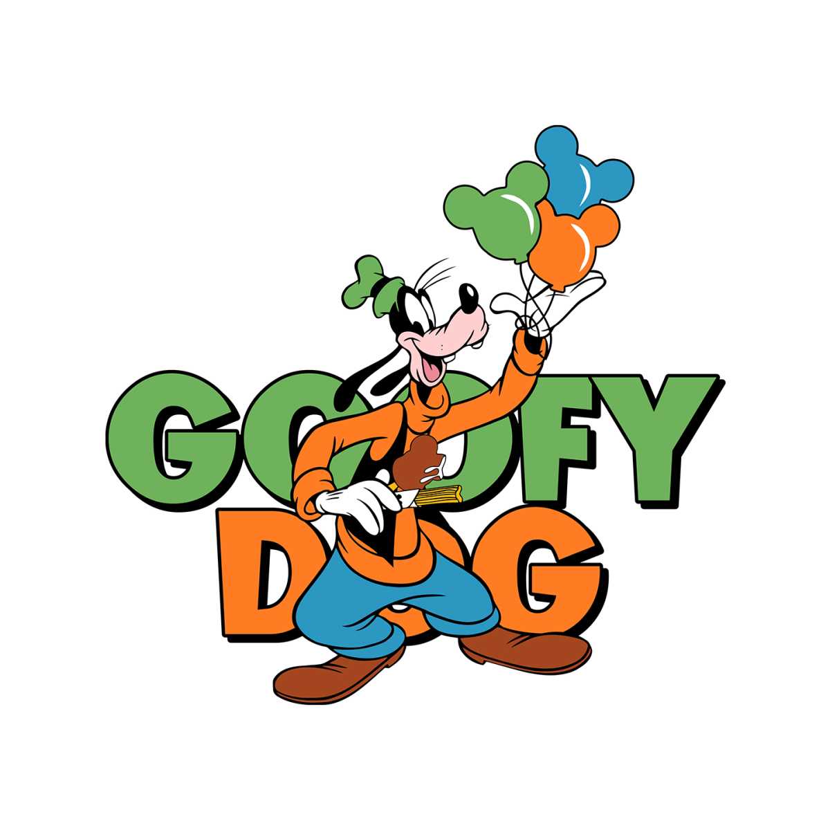 Dog Goofy Mickey Mouse Clipart Svg | Inspire Uplift