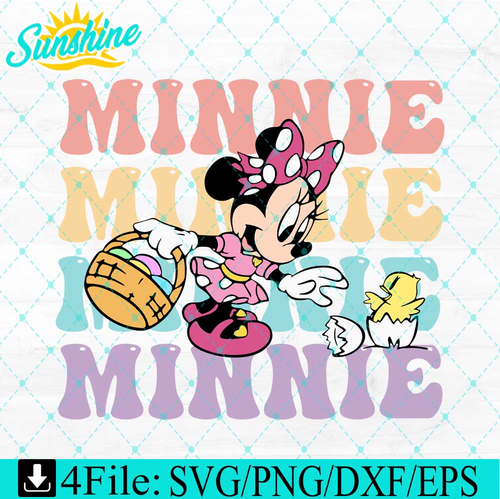 Minnie Easter Days Svg, Minnie Svg, Disney Easter Svg, Easte | Inspire ...