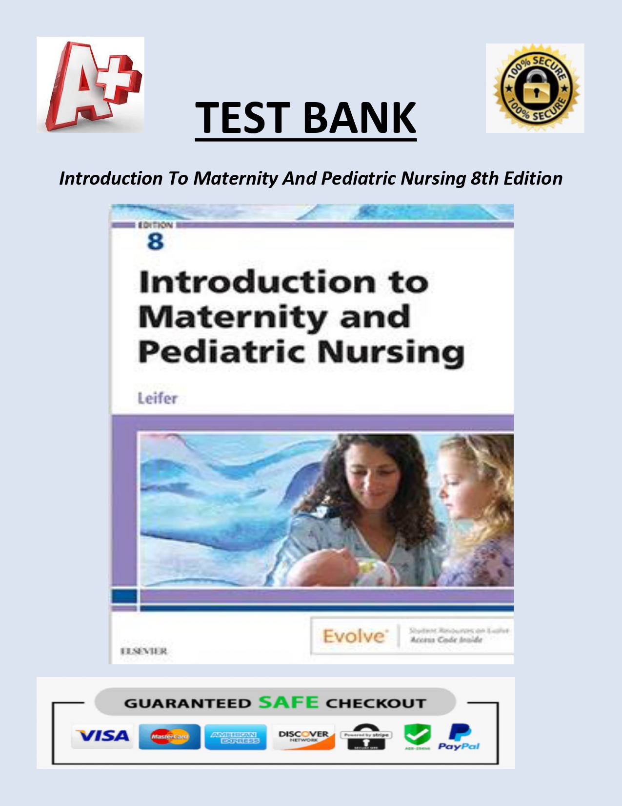 Introduction To Maternity And Pediatric Nursing 8th Edition | Inspire ...