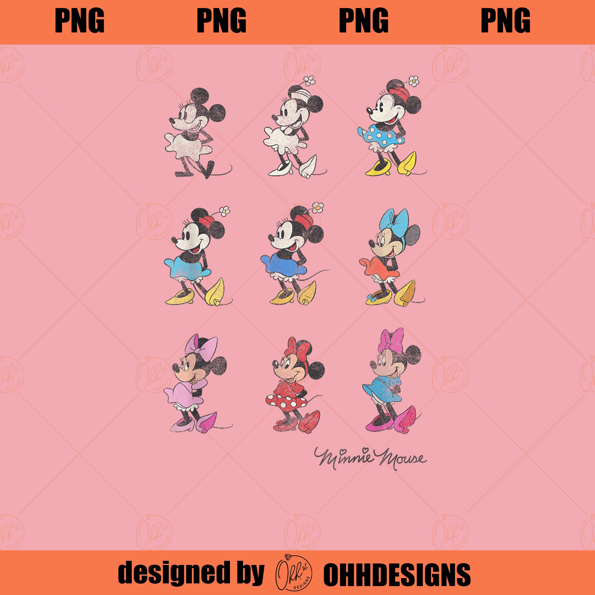 Disney Mickey And Friends Minnie Mouse Through The Years ,Sm | Inspire ...