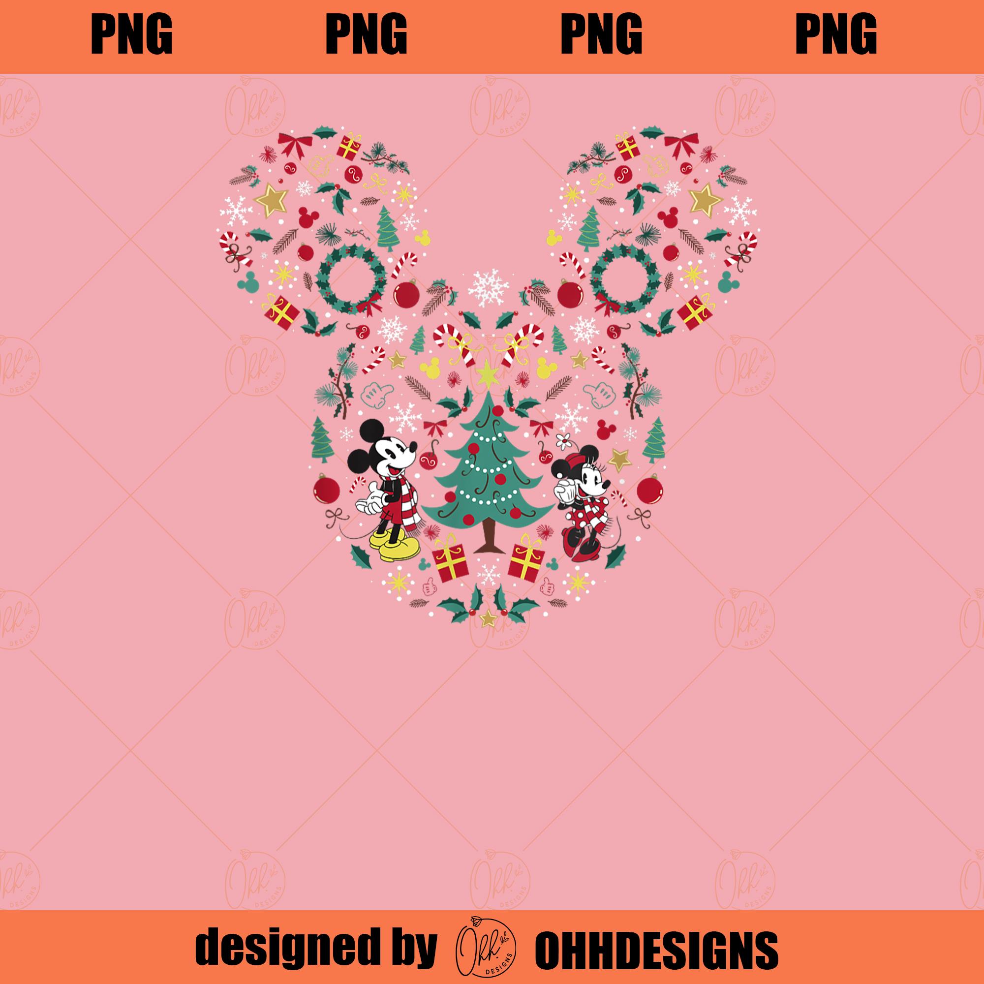 Disney Mickey And Minnie Christmas Mashup PNG Download - Inspire Uplift