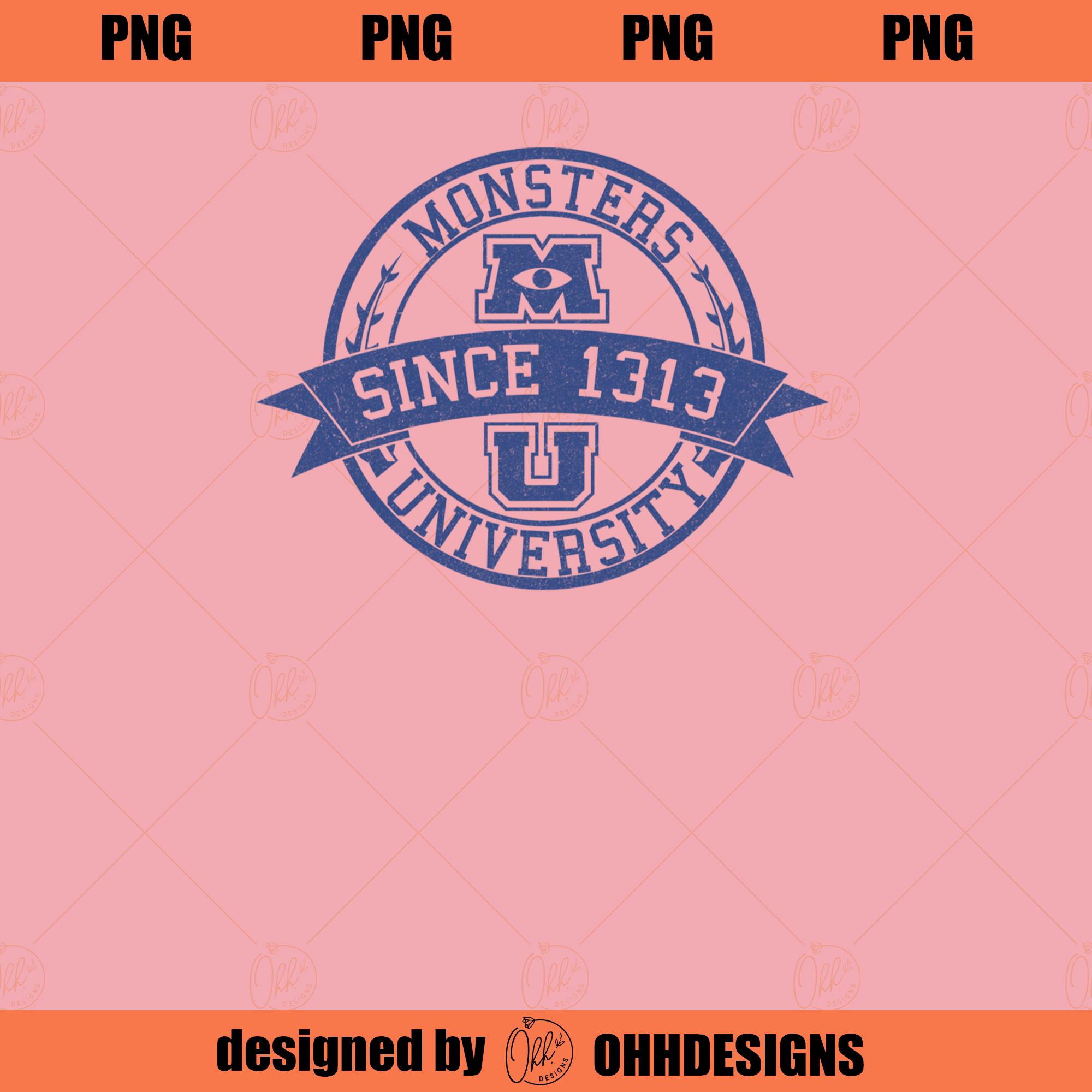 Disney Pixar Monsters University School Crest Movie Logo PN | Inspire ...