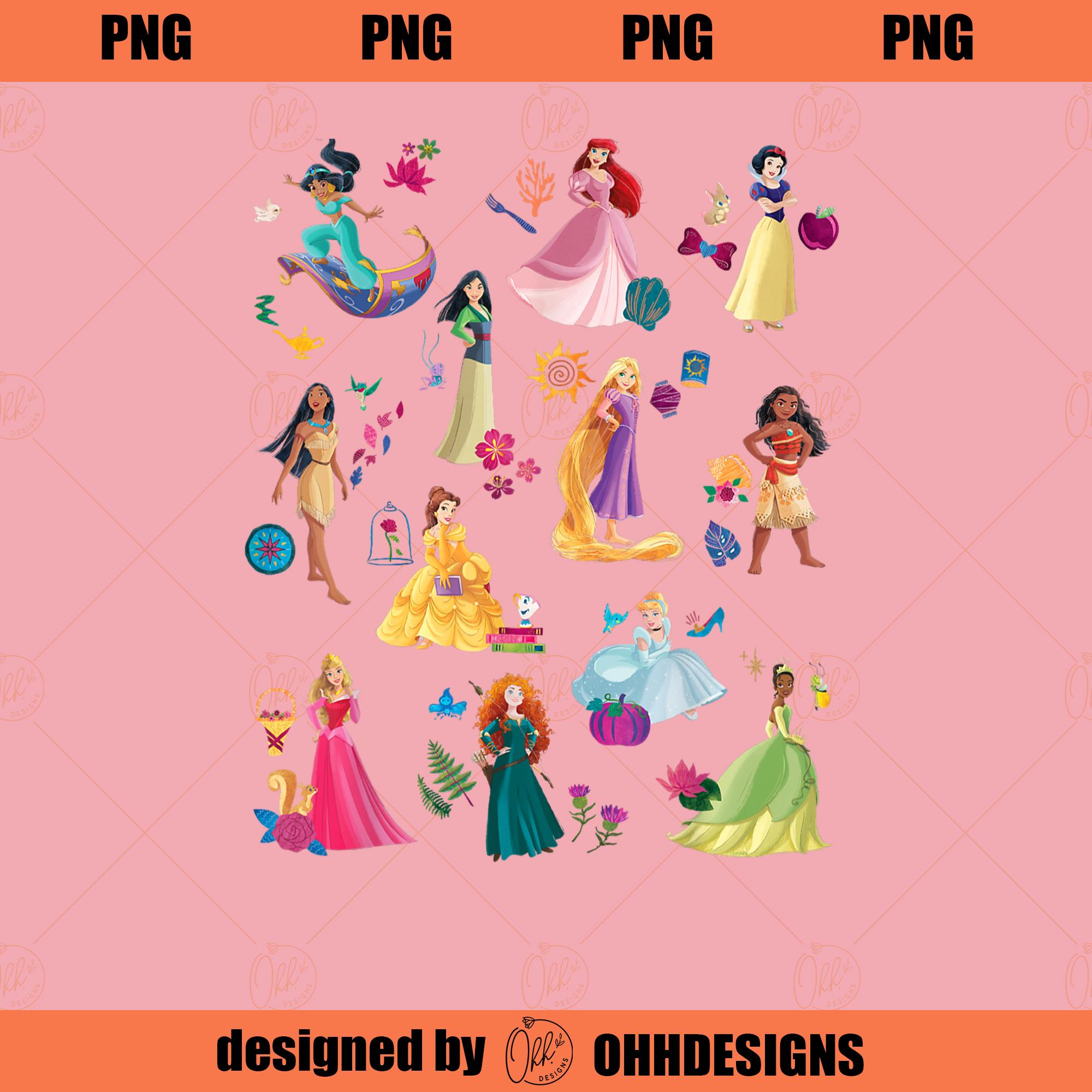 Disney Princess Magical Print PNG Download | Inspire Uplift