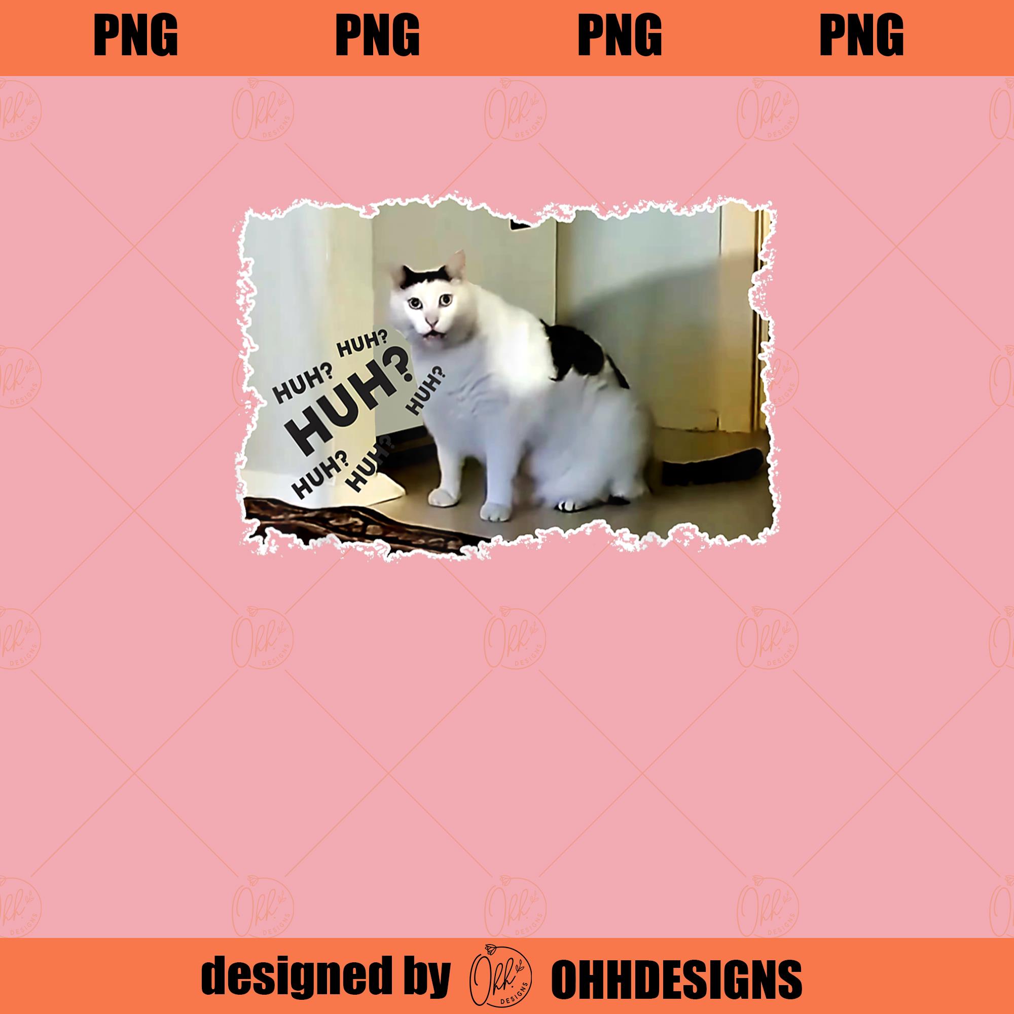 Huh Cat meme Huh Cat Popular Internet CAT DAY Christmas PNG - Inspire ...