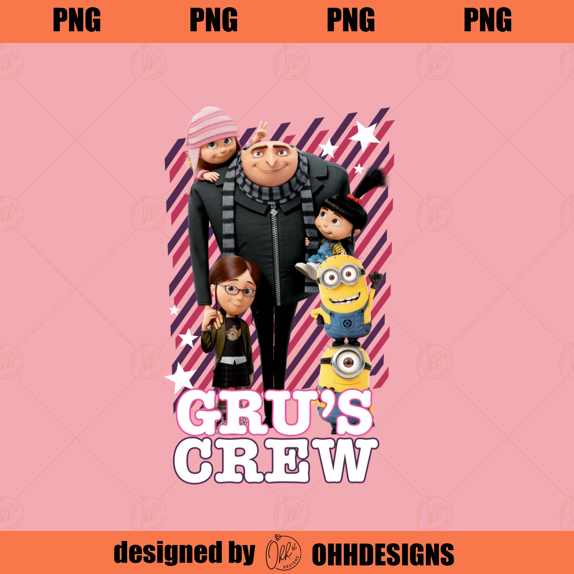 Despicable Me Minions Grus Whole Crew PNG Download | Inspire Uplift