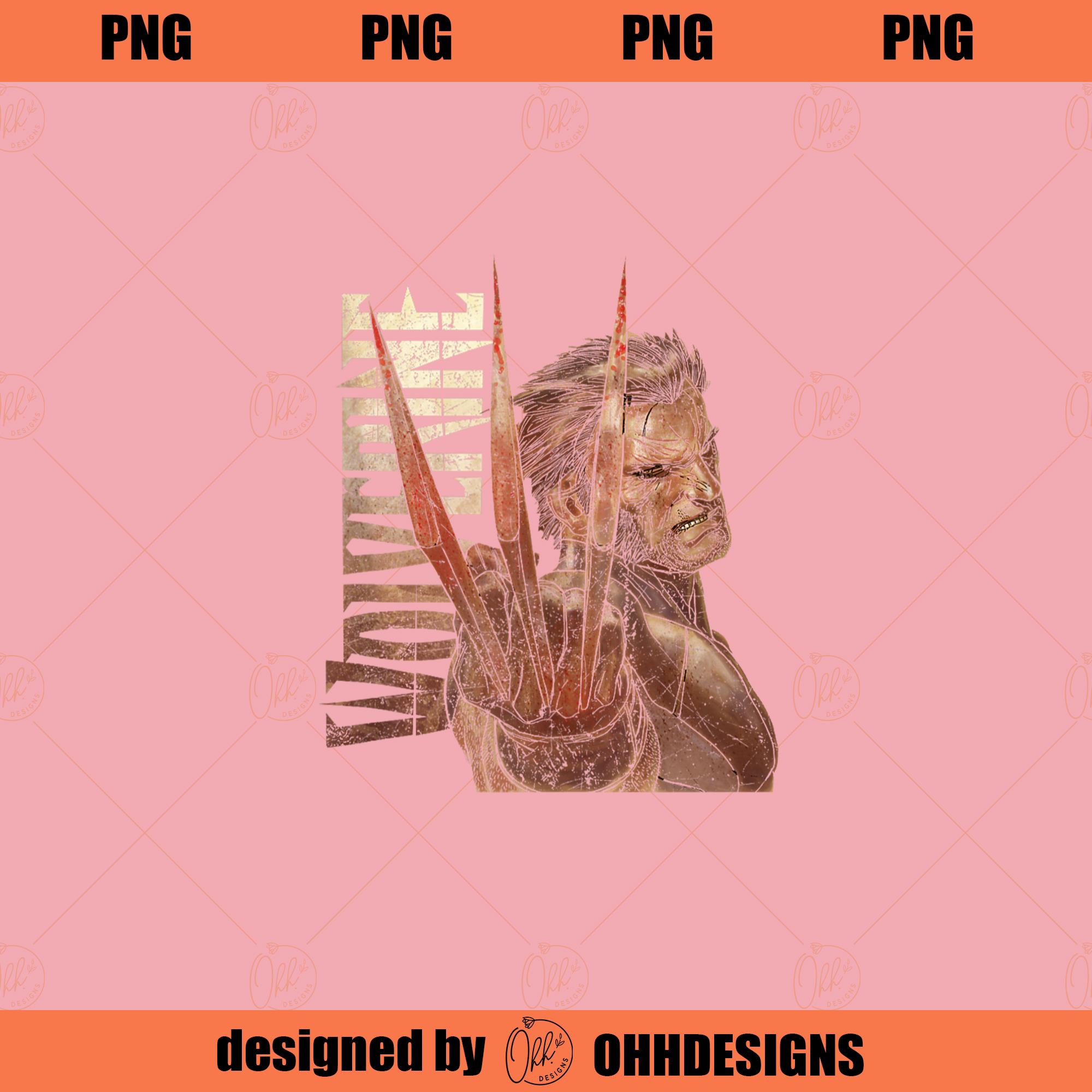Marvel XMen Wolverine Three Claws PNG Download | Inspire Uplift