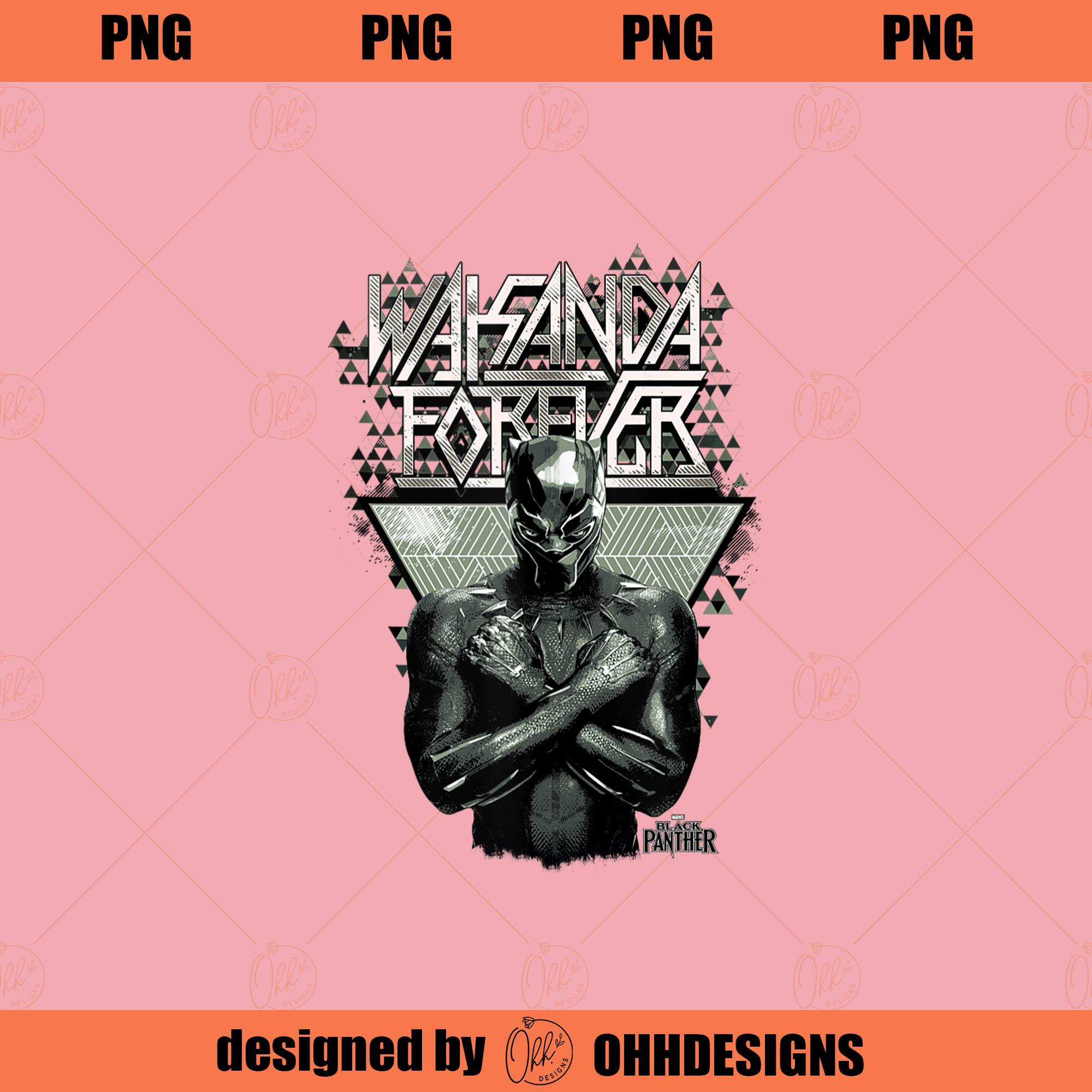 Marvel Black Panther Wakanda Forever Arms Crossed Portrait - Inspire Uplift