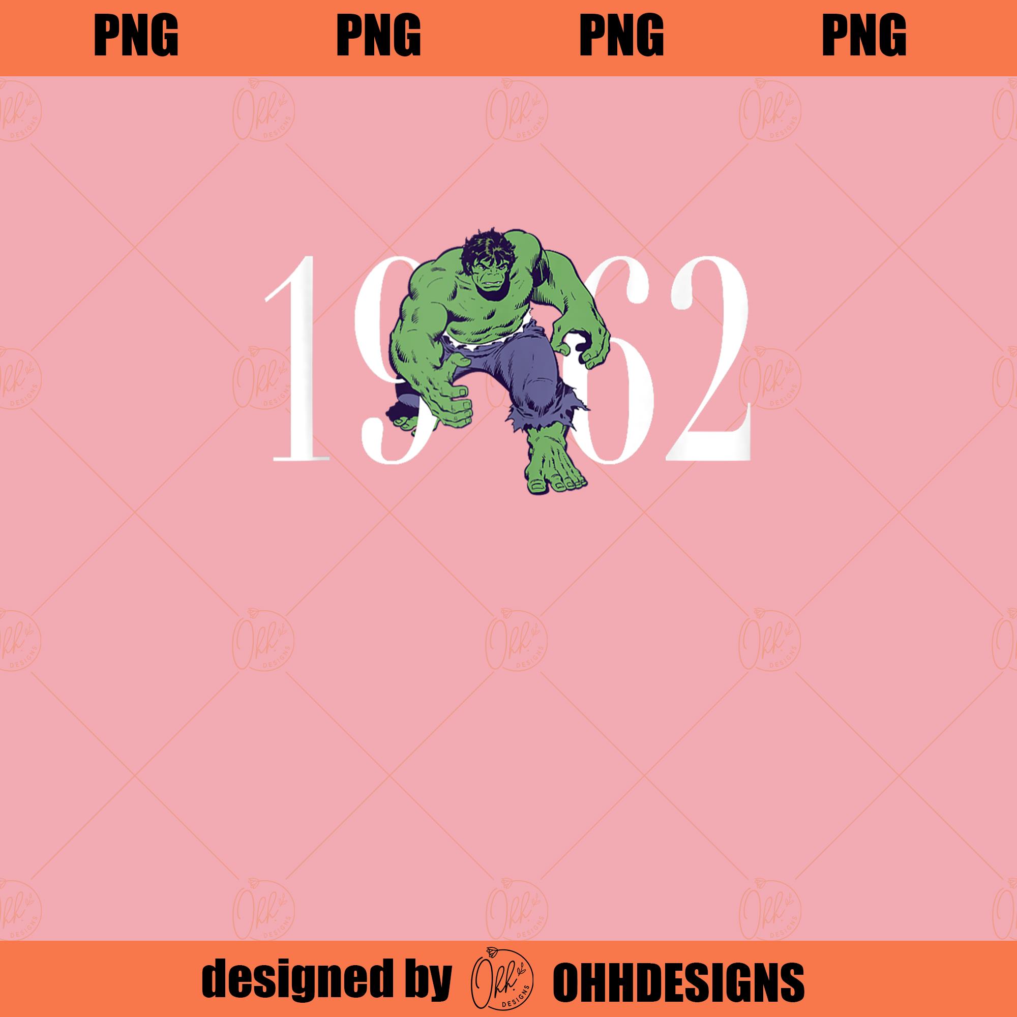 Marvel The Incredible Hulk Vintage Action Pose PNG Download | Inspire ...
