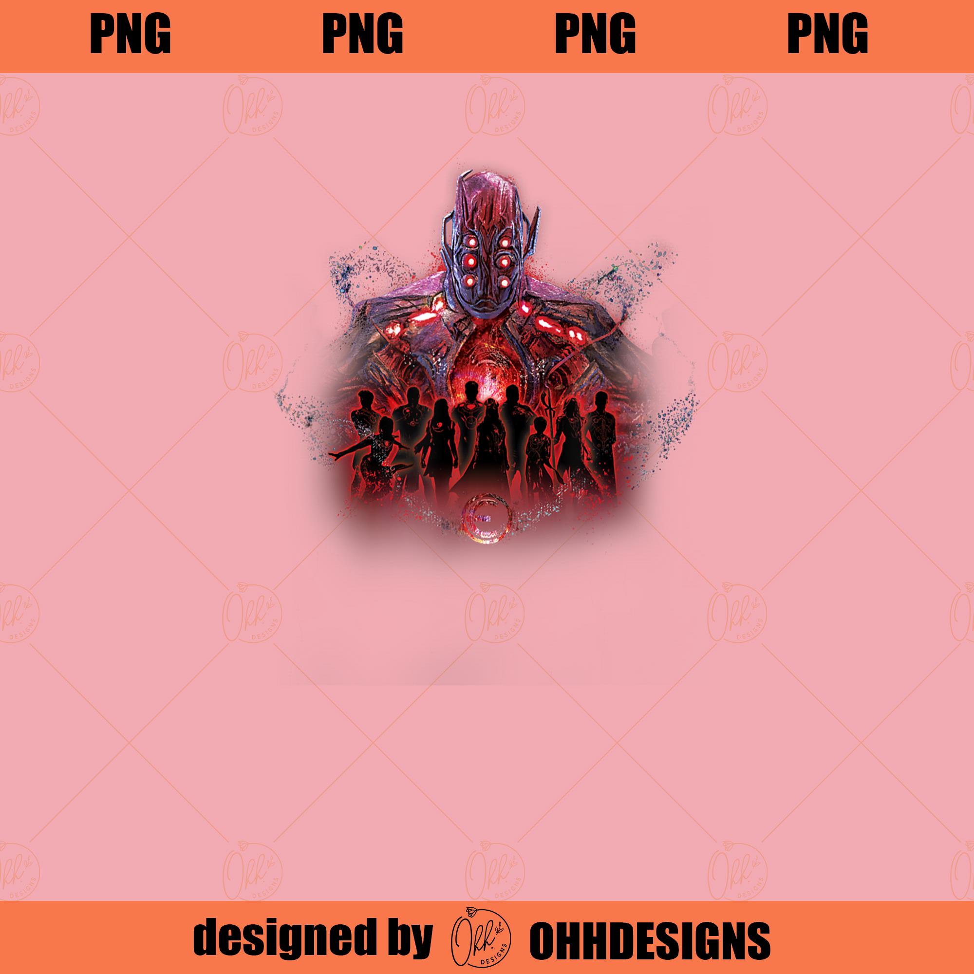 Marvel Eternals Arishem The Judge Group Shot Poster PNG Down | Inspire ...