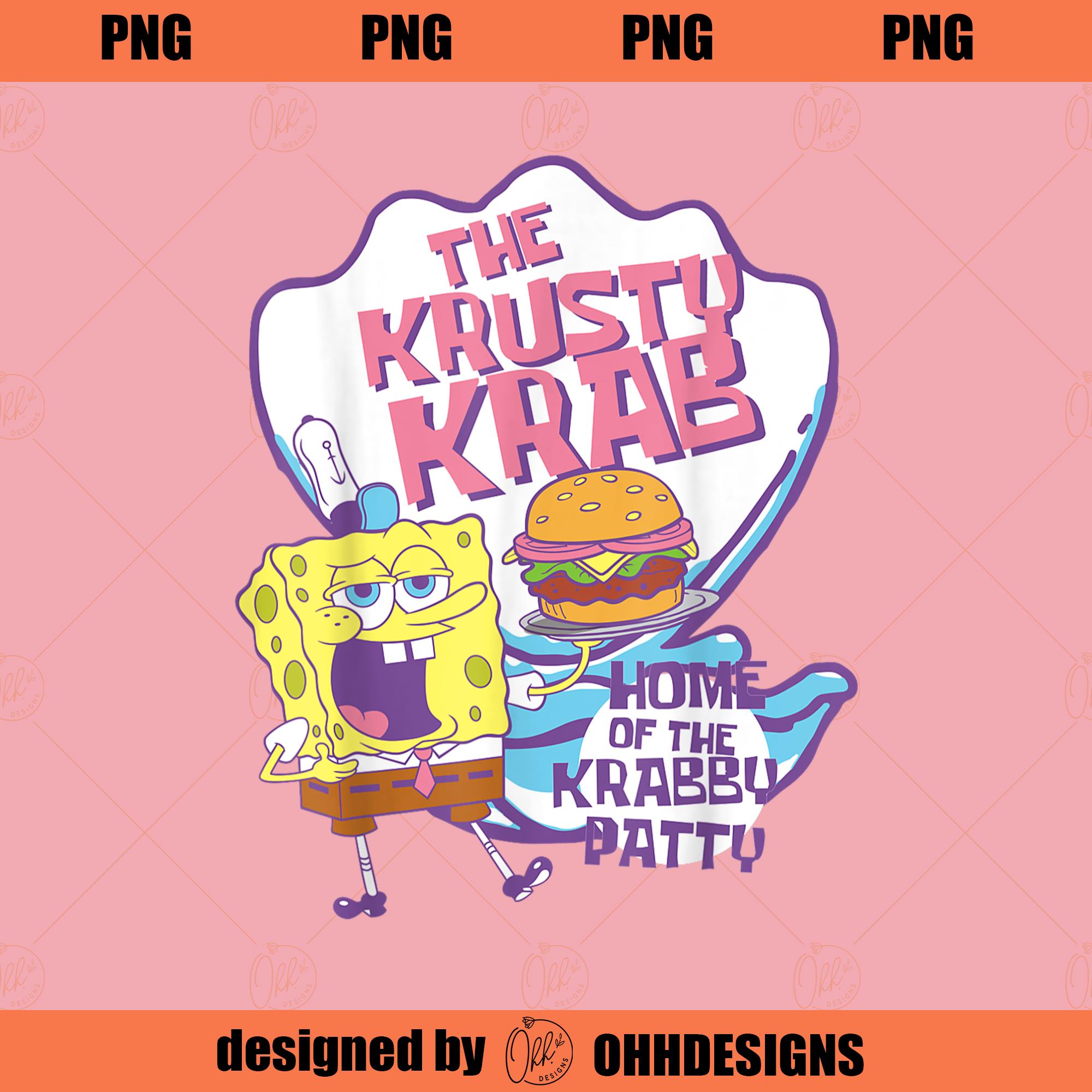 Spongebob Squarepants Pastel Krusty Krab PNG Download | Inspire Uplift