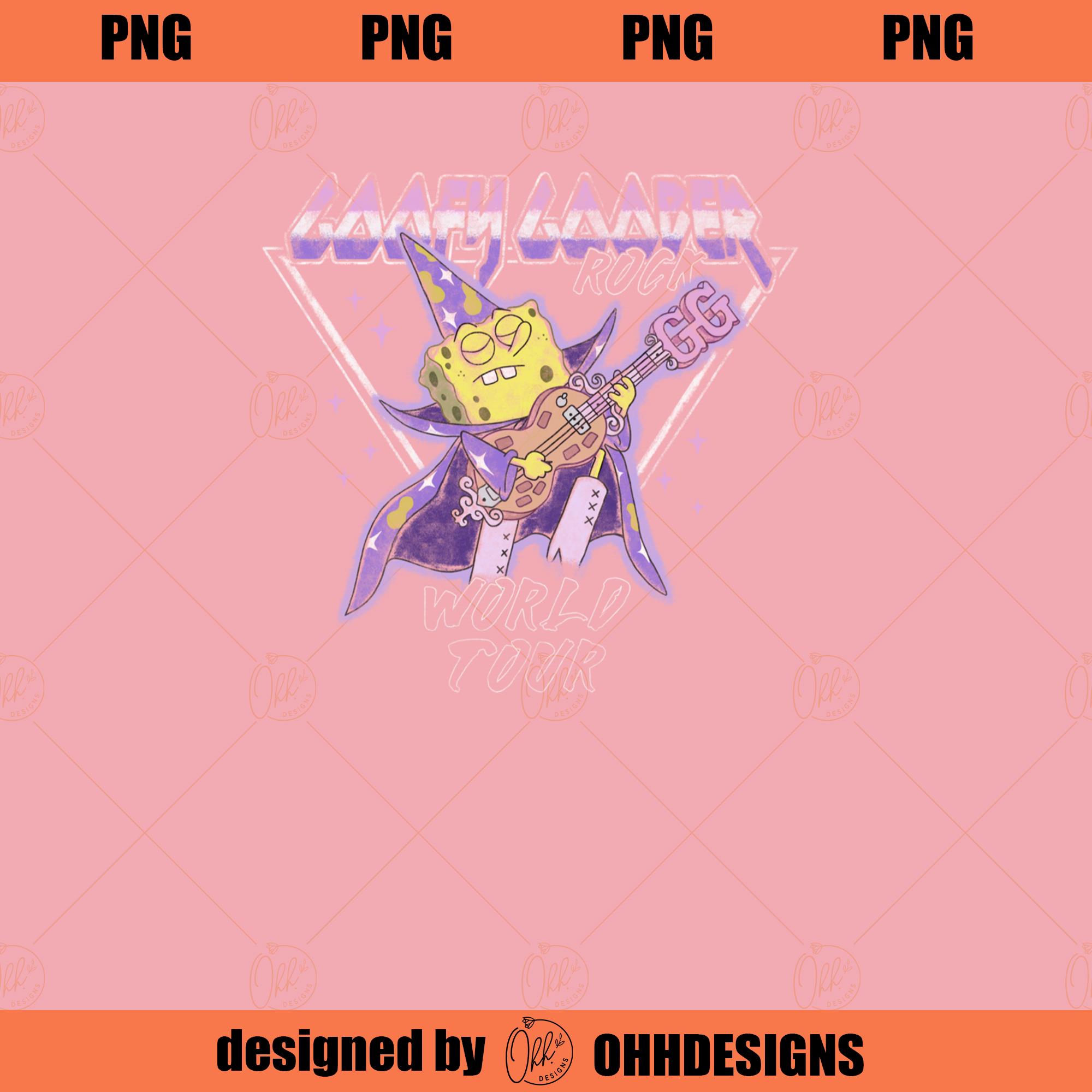 SpongeBob SquarePants Goofy Goober Rock World Tour PNG Down | Inspire ...