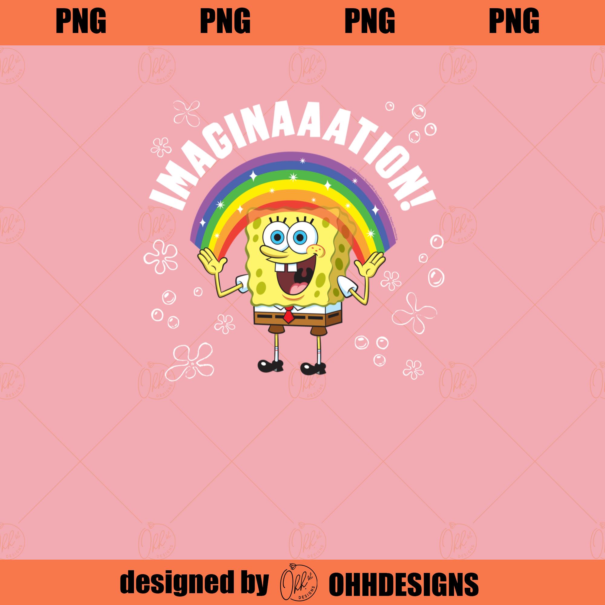 SpongeBob SquarePants Imagination PNG Download | Inspire Uplift