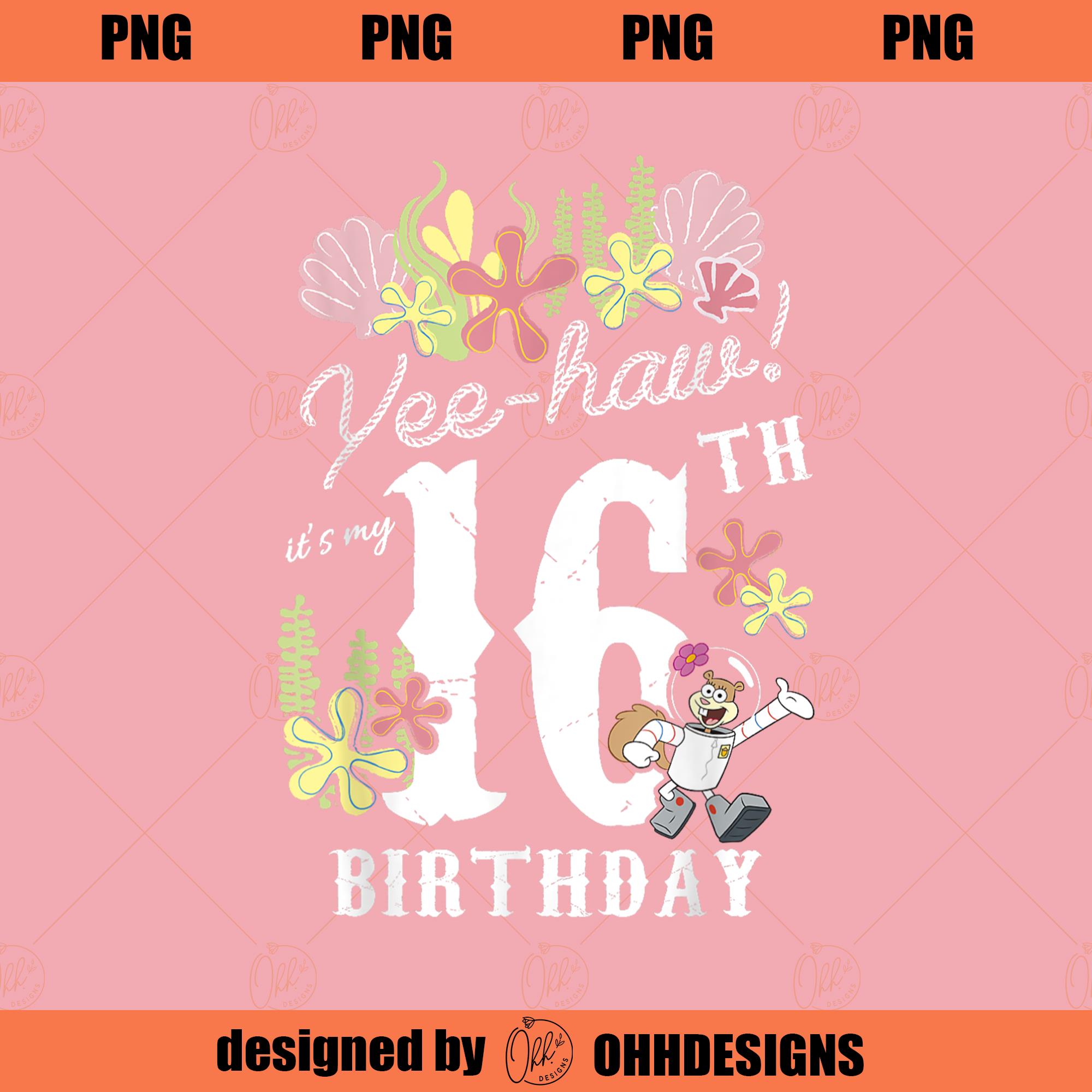 Nickelodeon SpongeBob SquarePants Sandy Cheeks 16th Birthday | Inspire ...