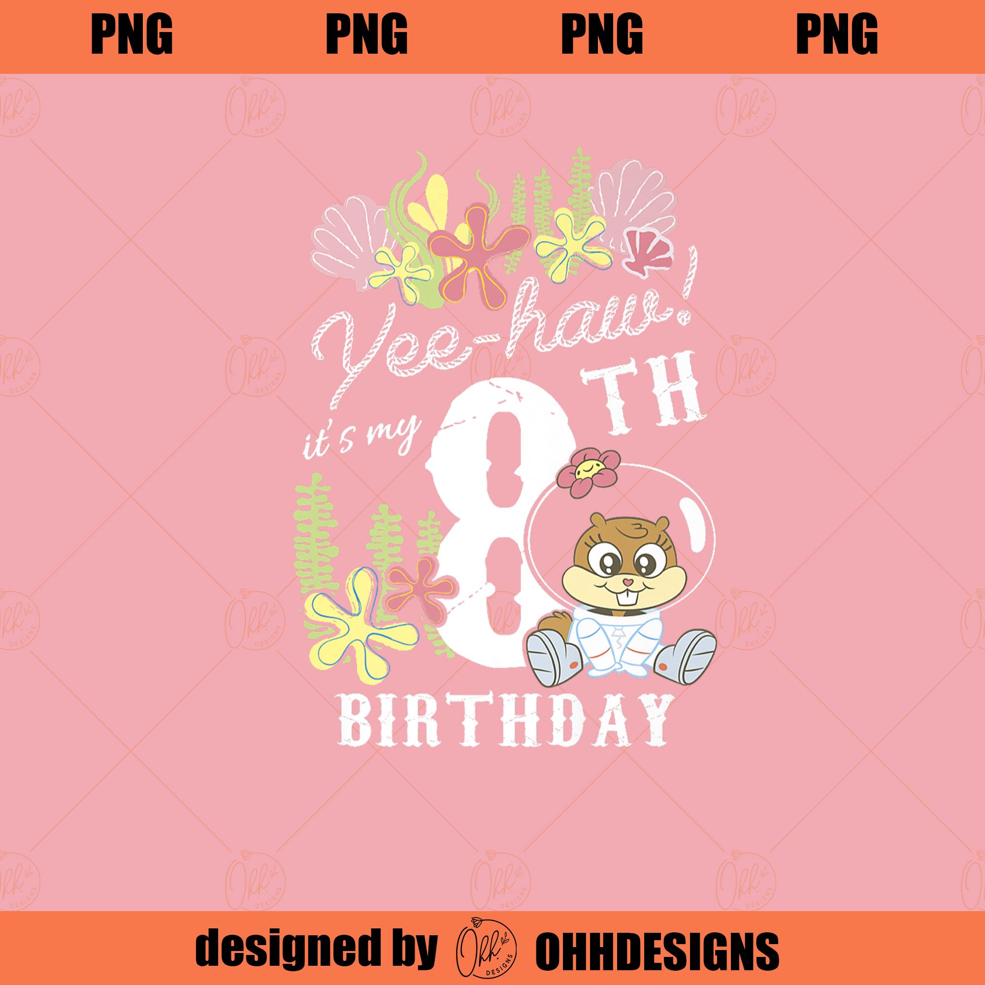 Nickelodeon SpongeBob SquarePants Sandy Yee Haw 8th Birthday - Inspire ...