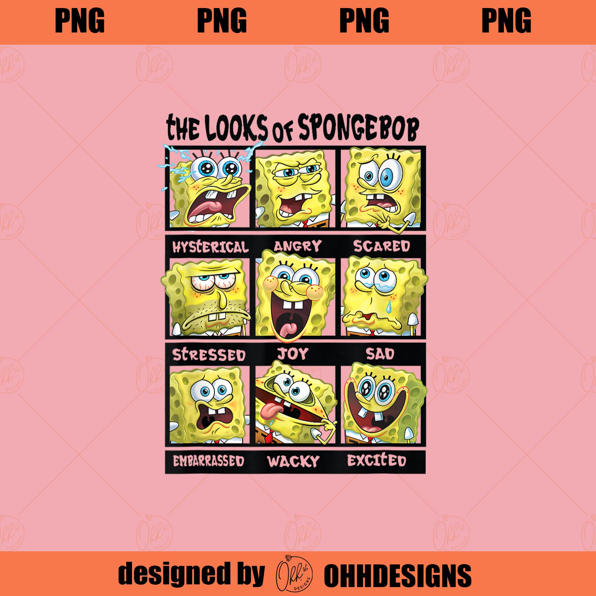 Spongebob Squarepants The Looks Of Spongebob PNG Download | Inspire Uplift