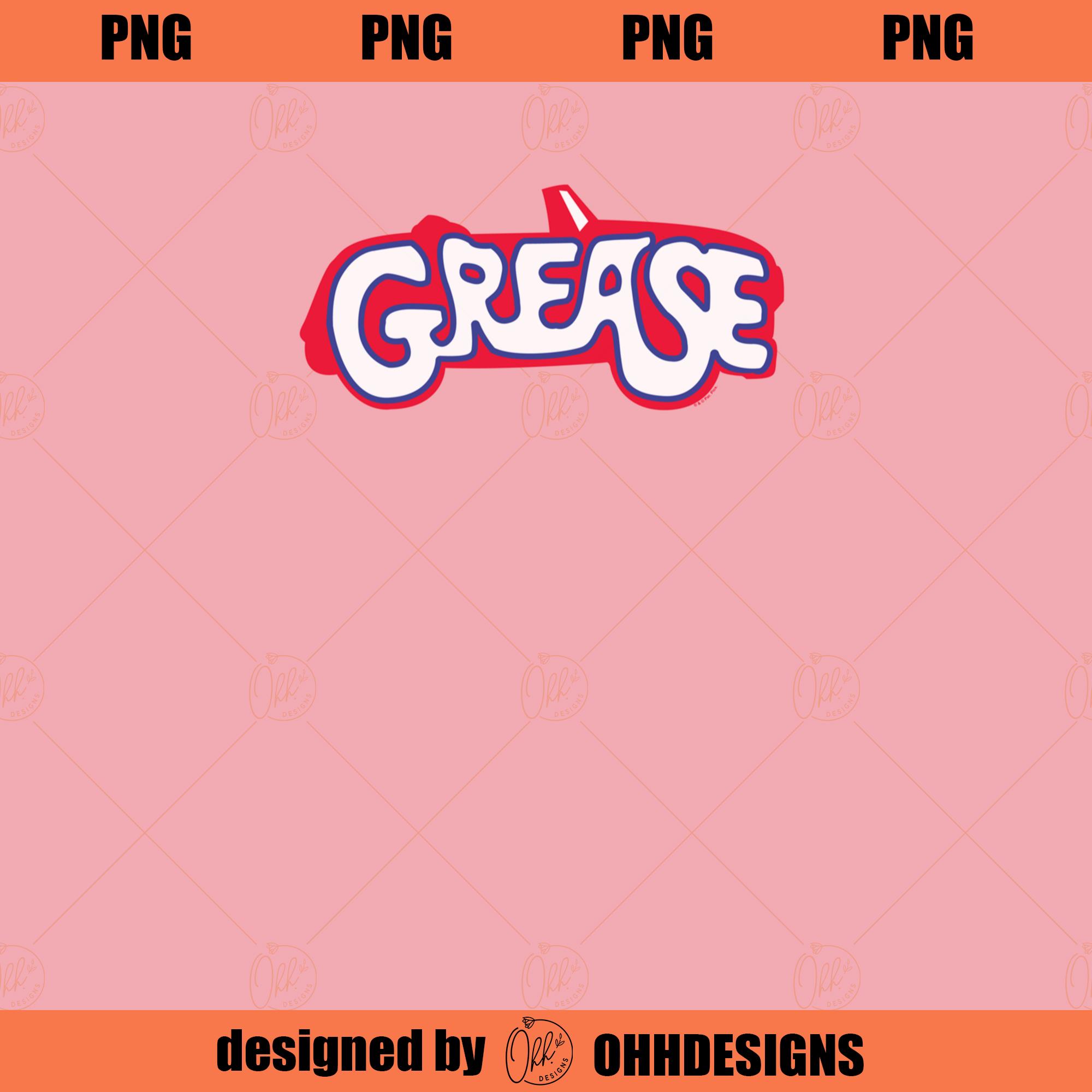 Grease Grease The Movie Blue Small PNG Download - Inspire Uplift
