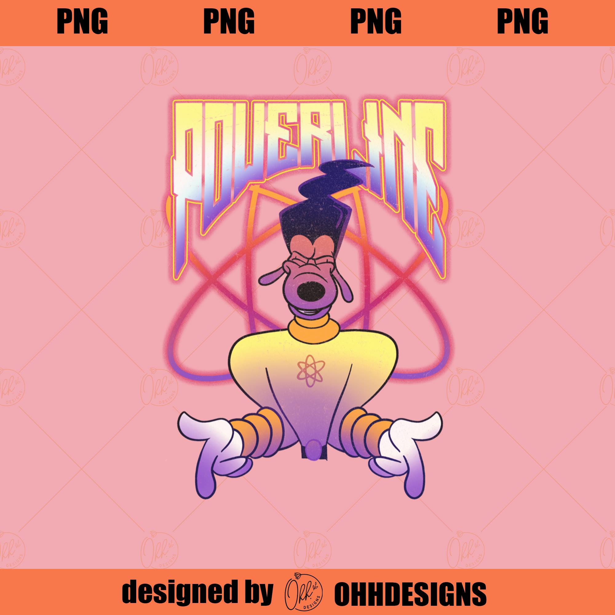 Disney A Goofy Movie Powerline Logo Portrait PNG Download | Inspire Uplift