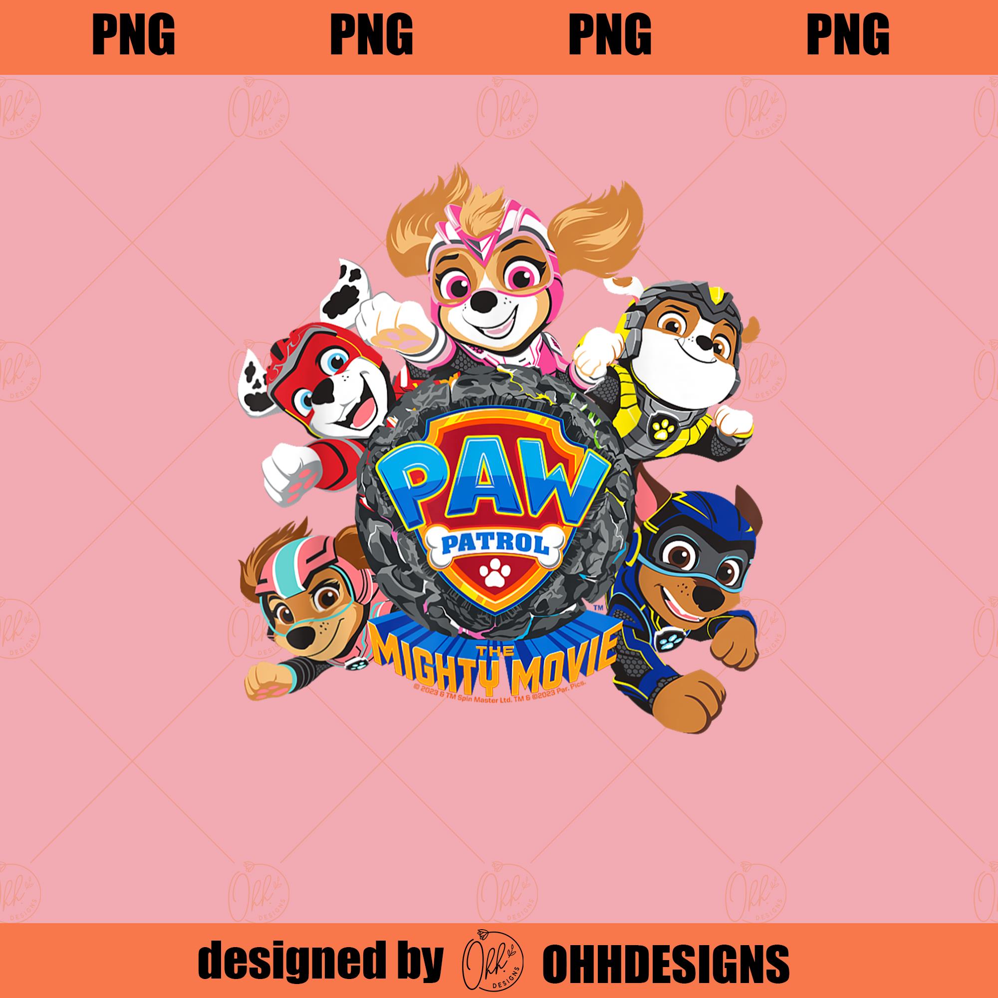 PAW Patrol The Mighty Movie Flying PNG Download | Inspire Uplift