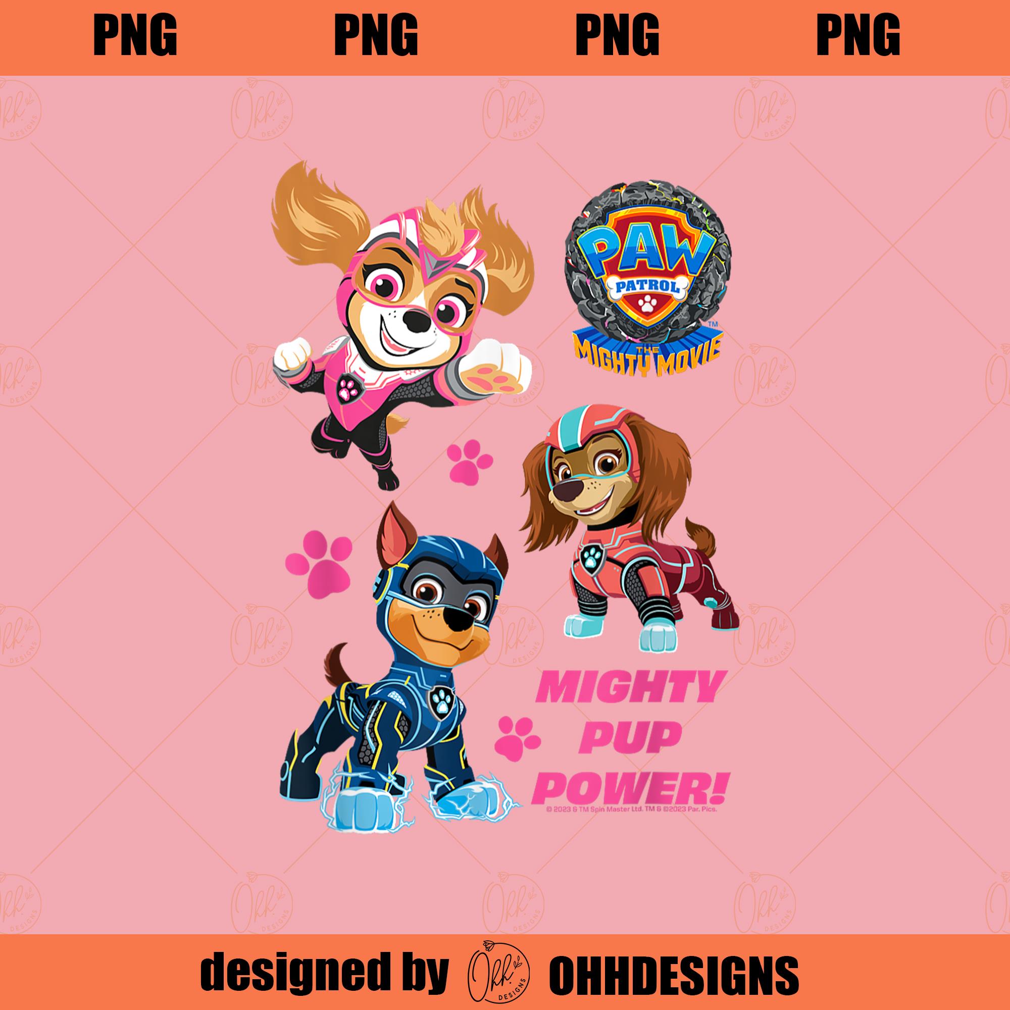 PAW Patrol The Mighty Movie Mighty Pup Power PNG Download - Inspire Uplift