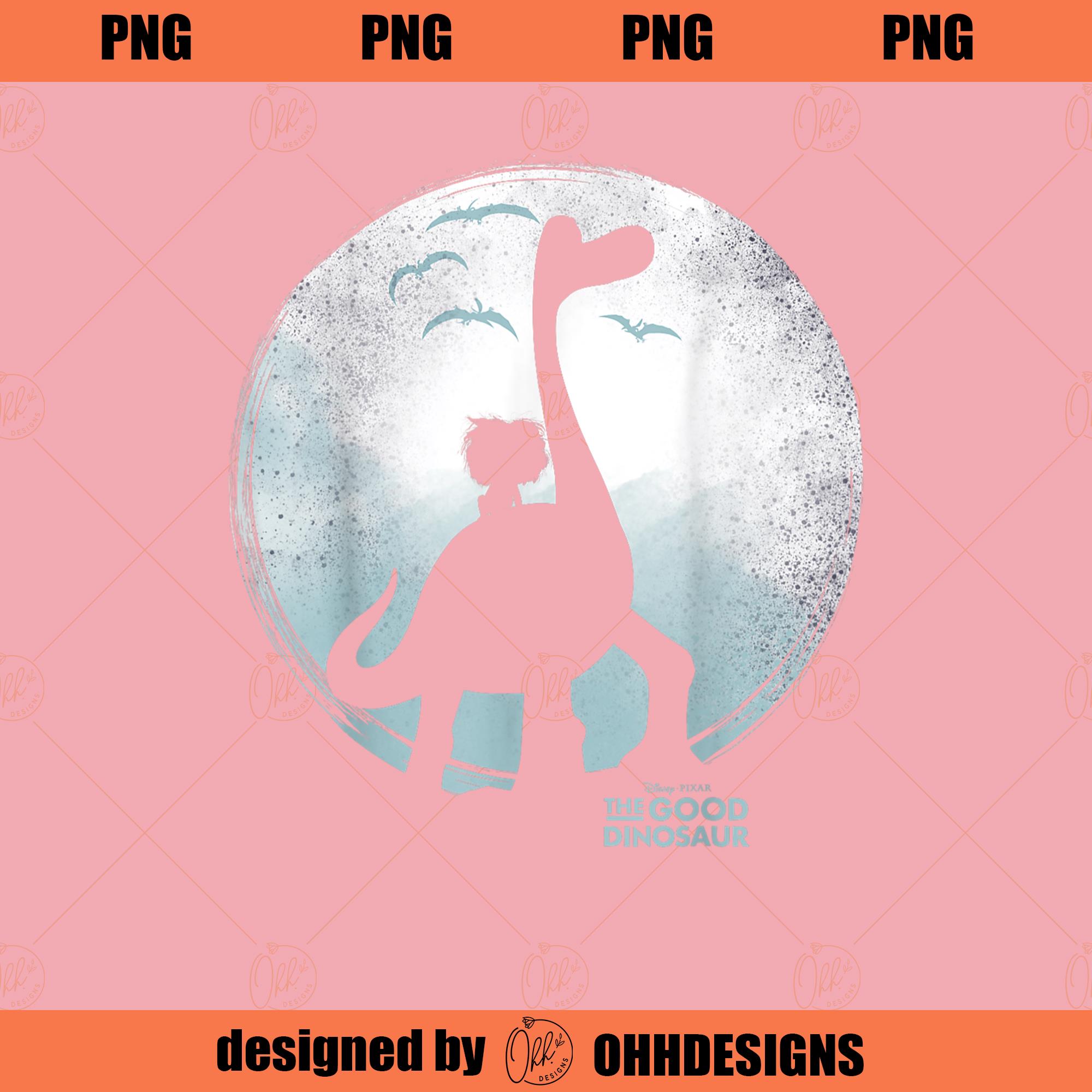 Disney Pixar The Good Dinosaur Moon Silhouette Movie Logo PN - Inspire ...