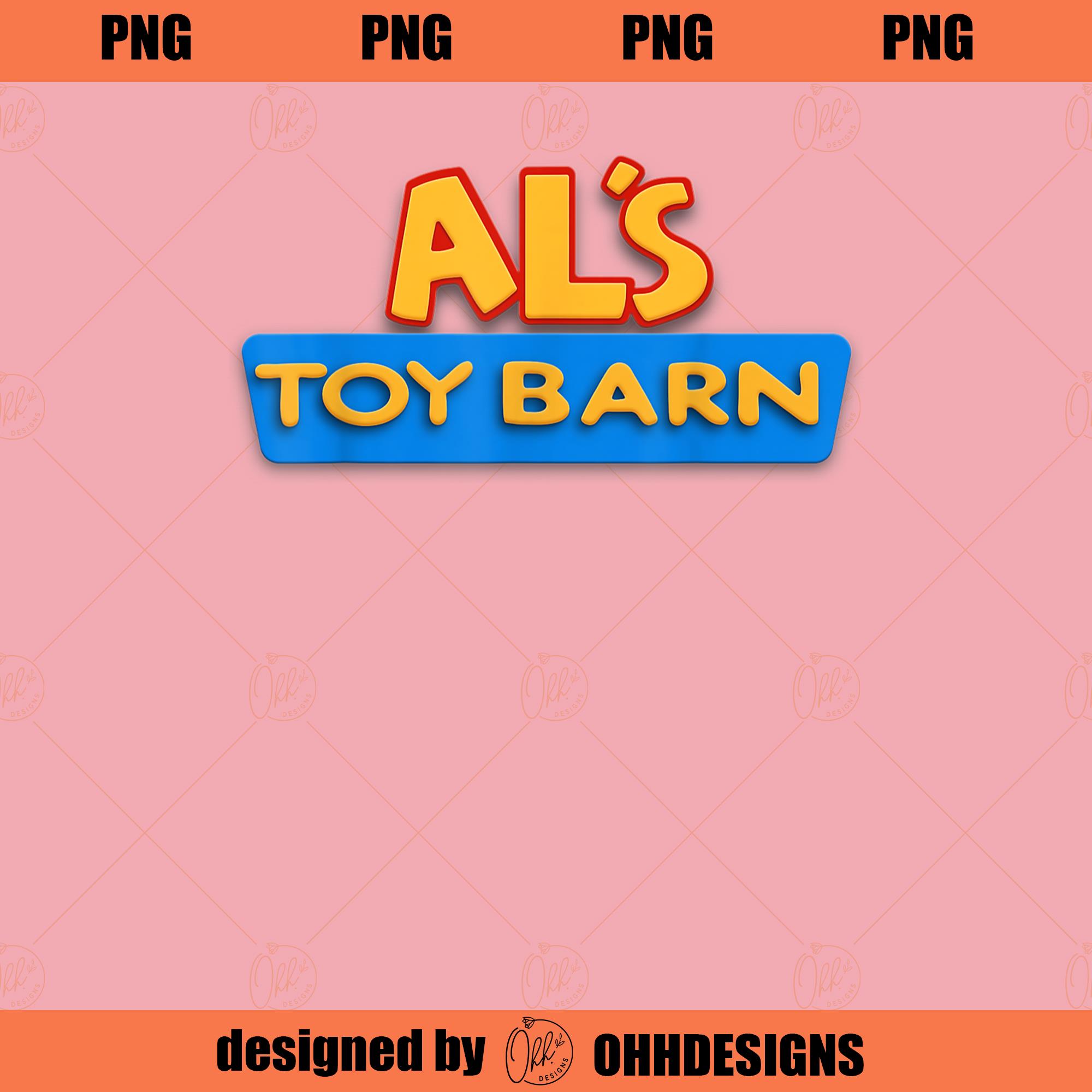 Disney Pixar Toy Story Al s Toy Barn Classic Movie Logo PNG | Inspire ...