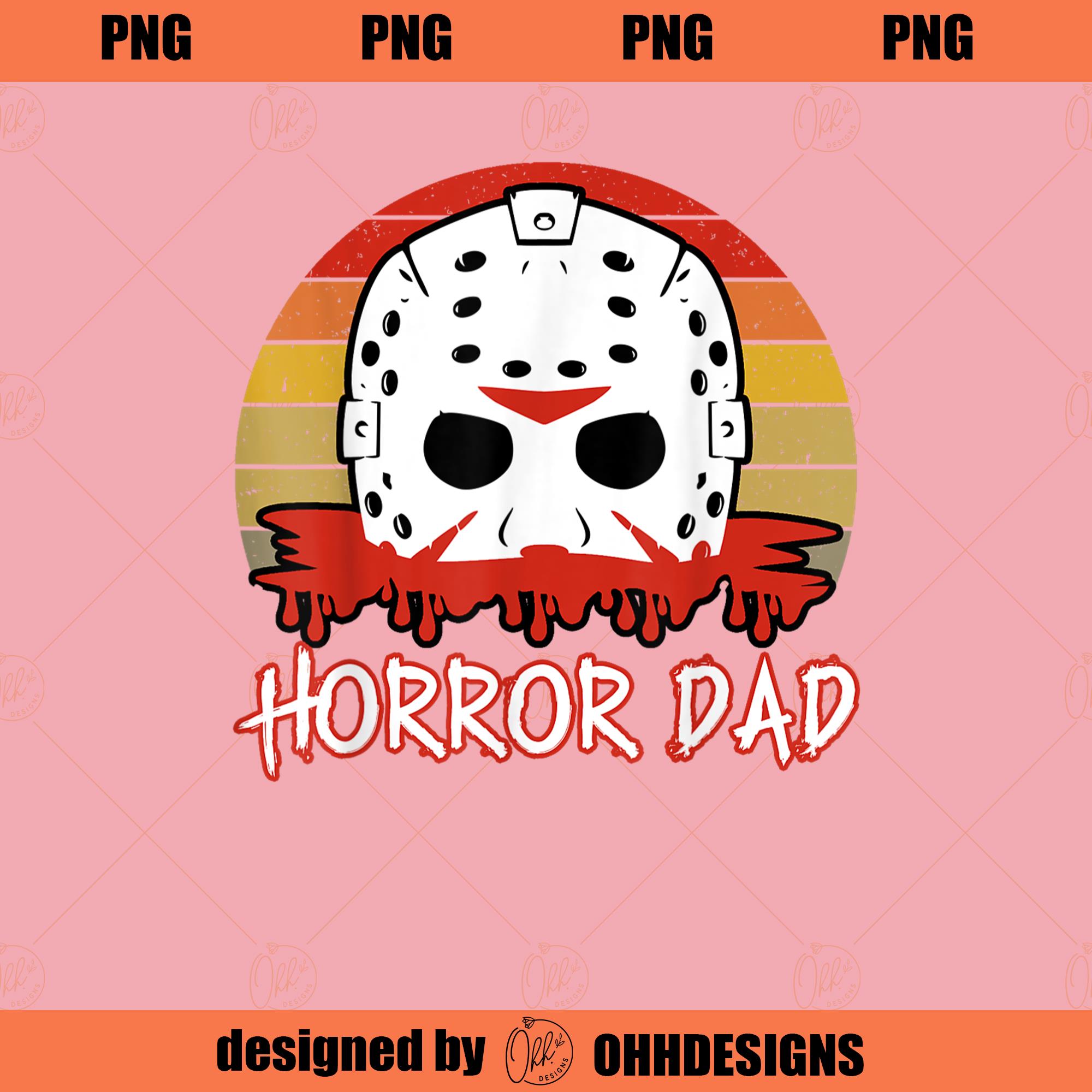 Vintage Horror Dad 80s Horror Slasher Movie Gifts for Men PN - Inspire ...