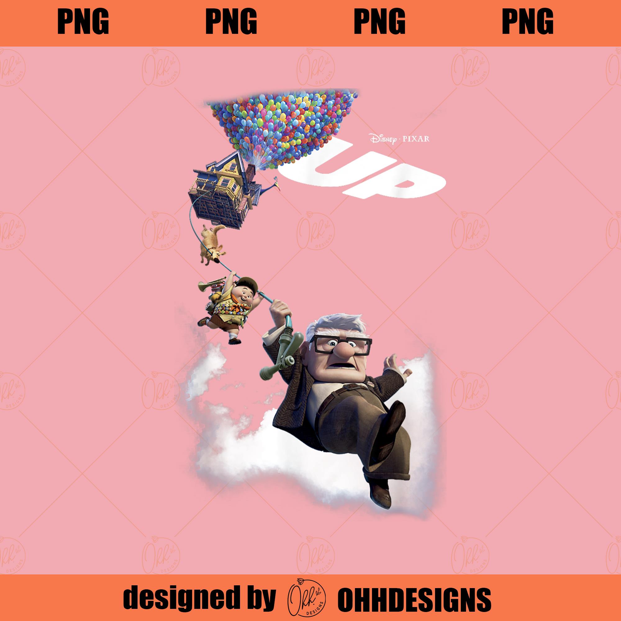 Disney Pixar Up Movie Poster Group Shot Graphic PNG Downloa | Inspire ...