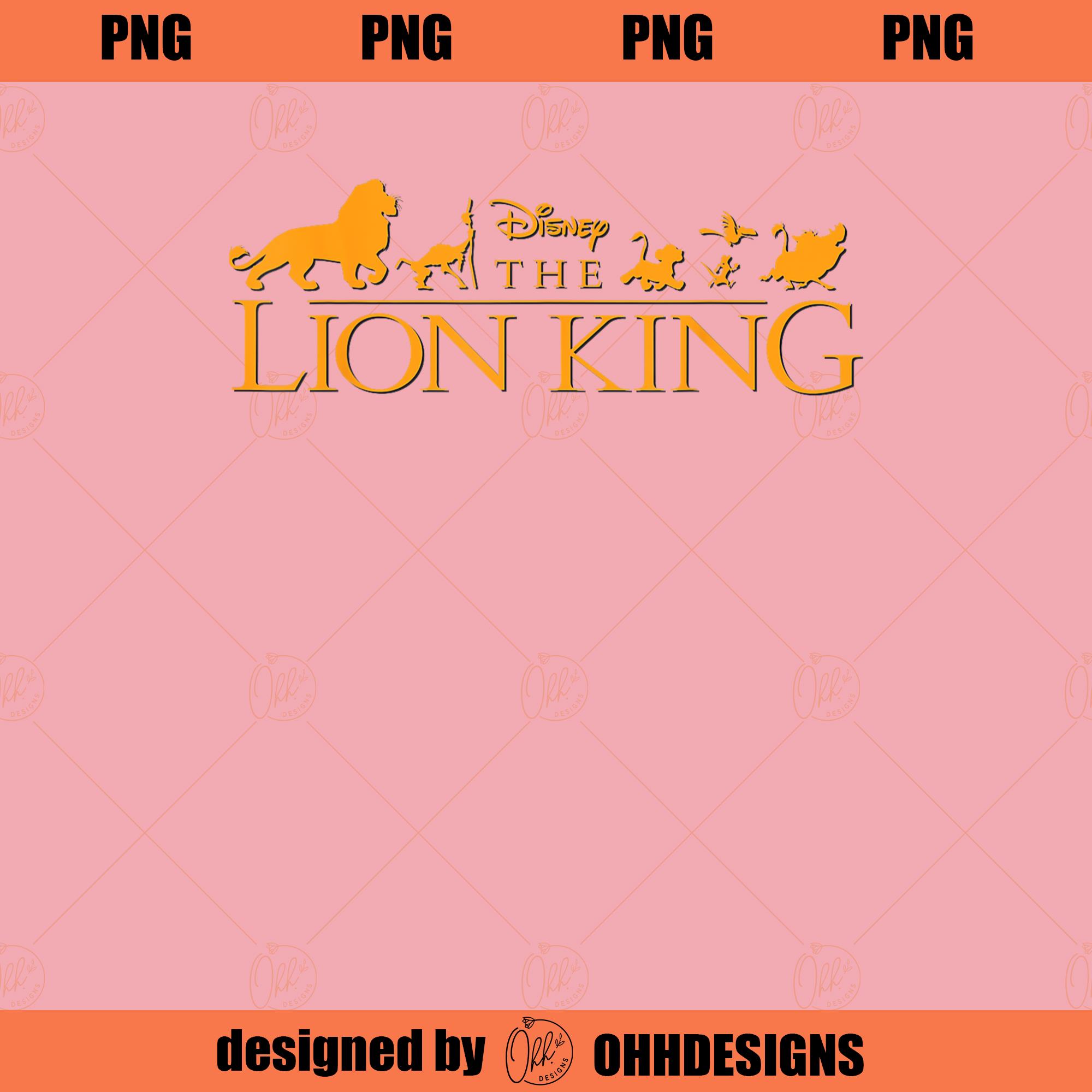 Disney The Lion King Official Movie Logo Graphic PNG Downlo | Inspire ...