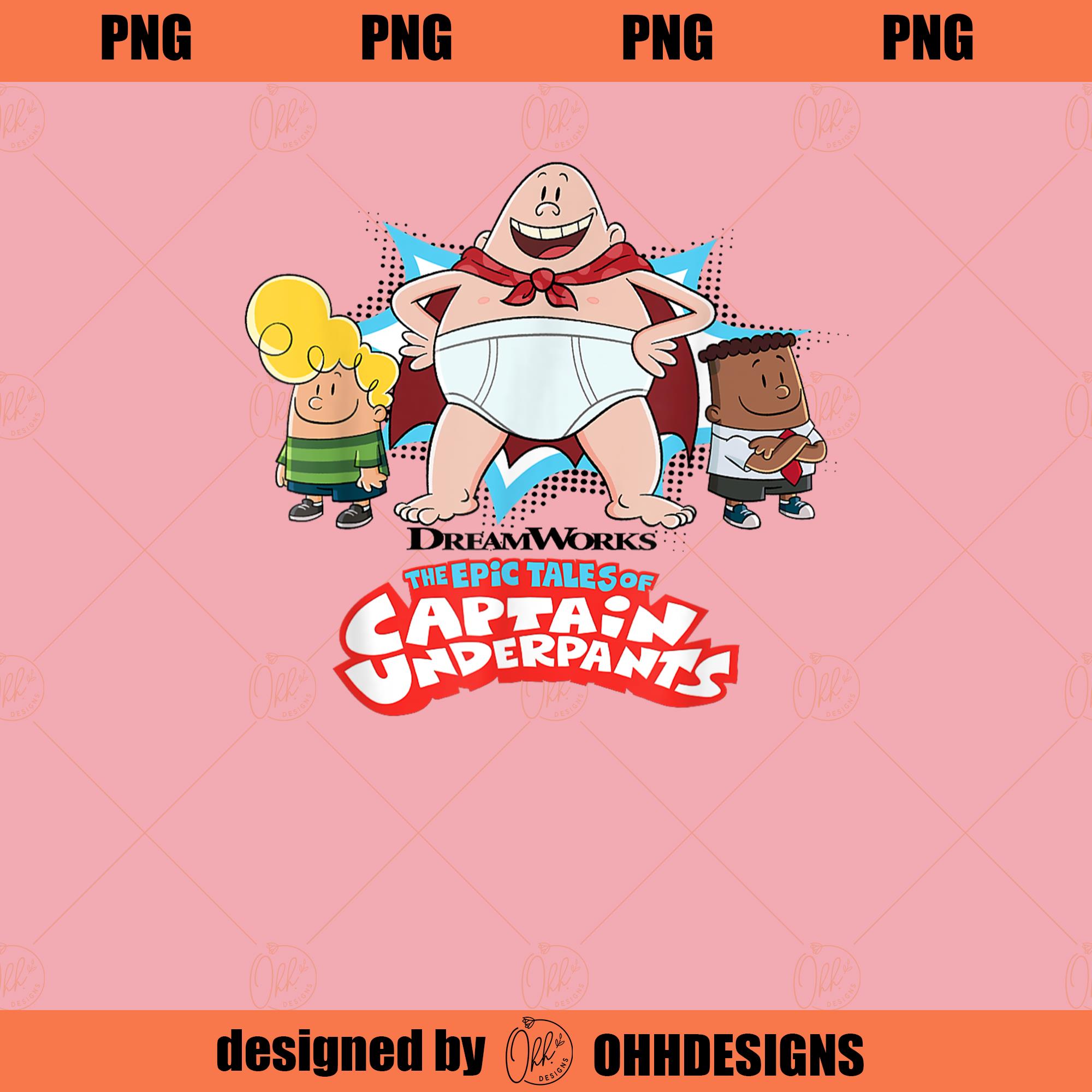 Captain Underpants The First Epic Movie Captain Pose PNG Dow | Inspire ...