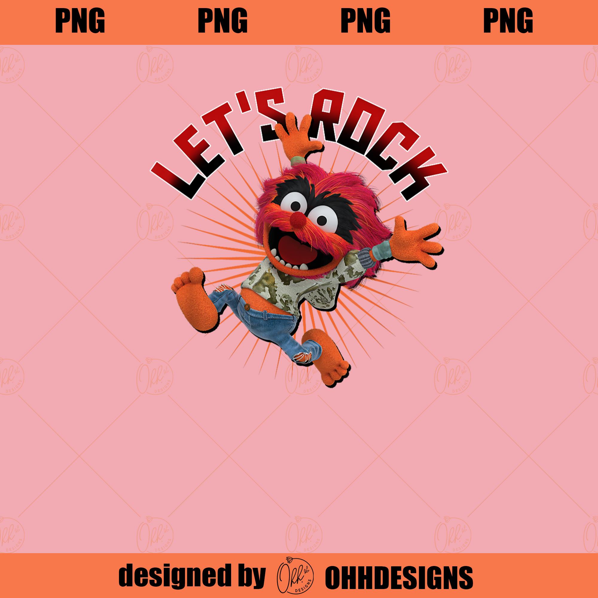 Disney Lets Rock Muppet Babies Animal PNG Download | Inspire Uplift