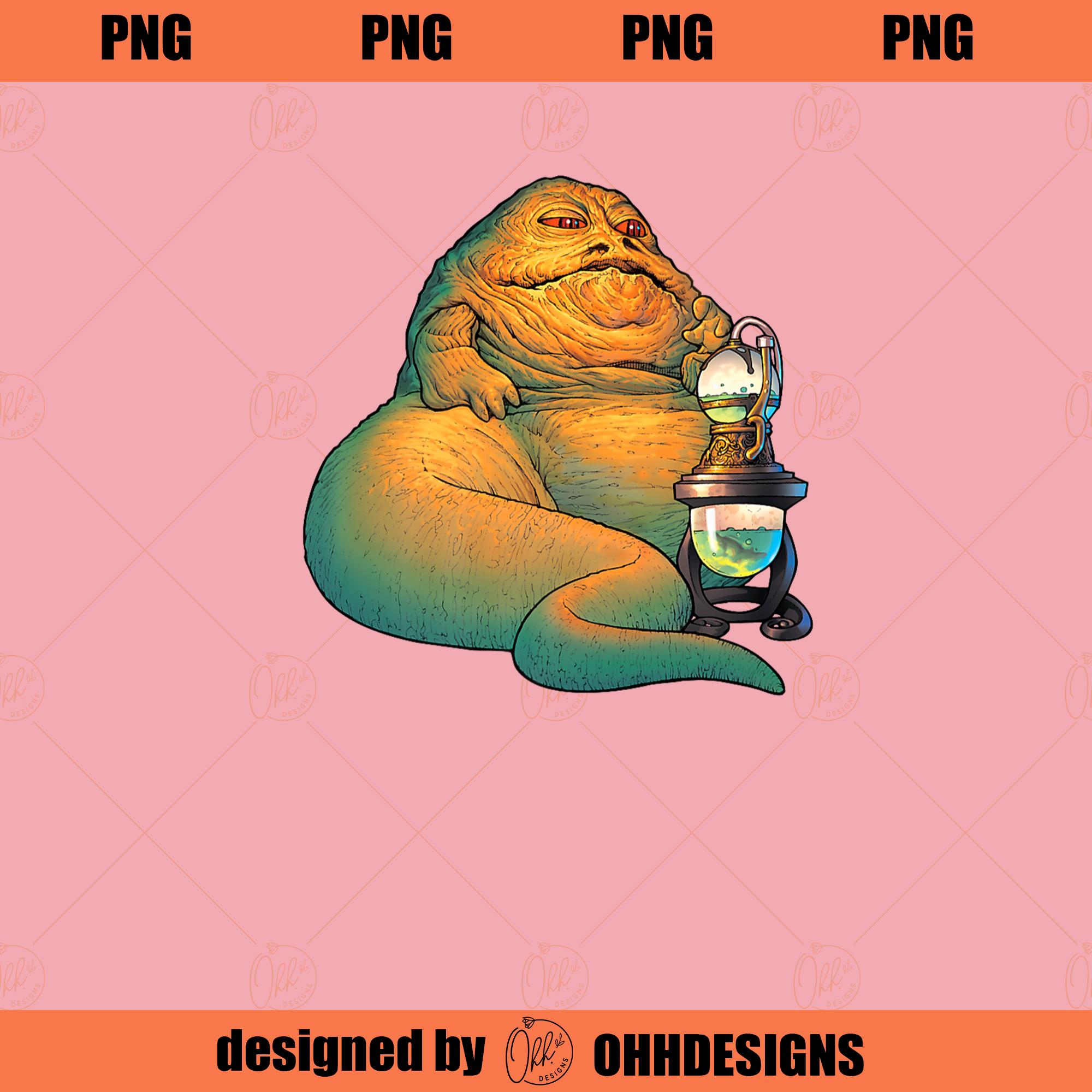 Star Wars Jabba the Hutt Pose Premium Pre PNG Download - Inspire Uplift