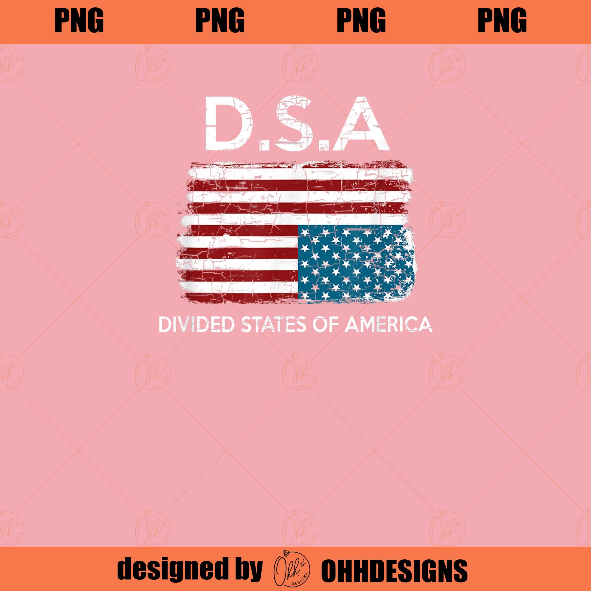 DSA Divided States of America Upside Down Flag PNG Download | Inspire ...