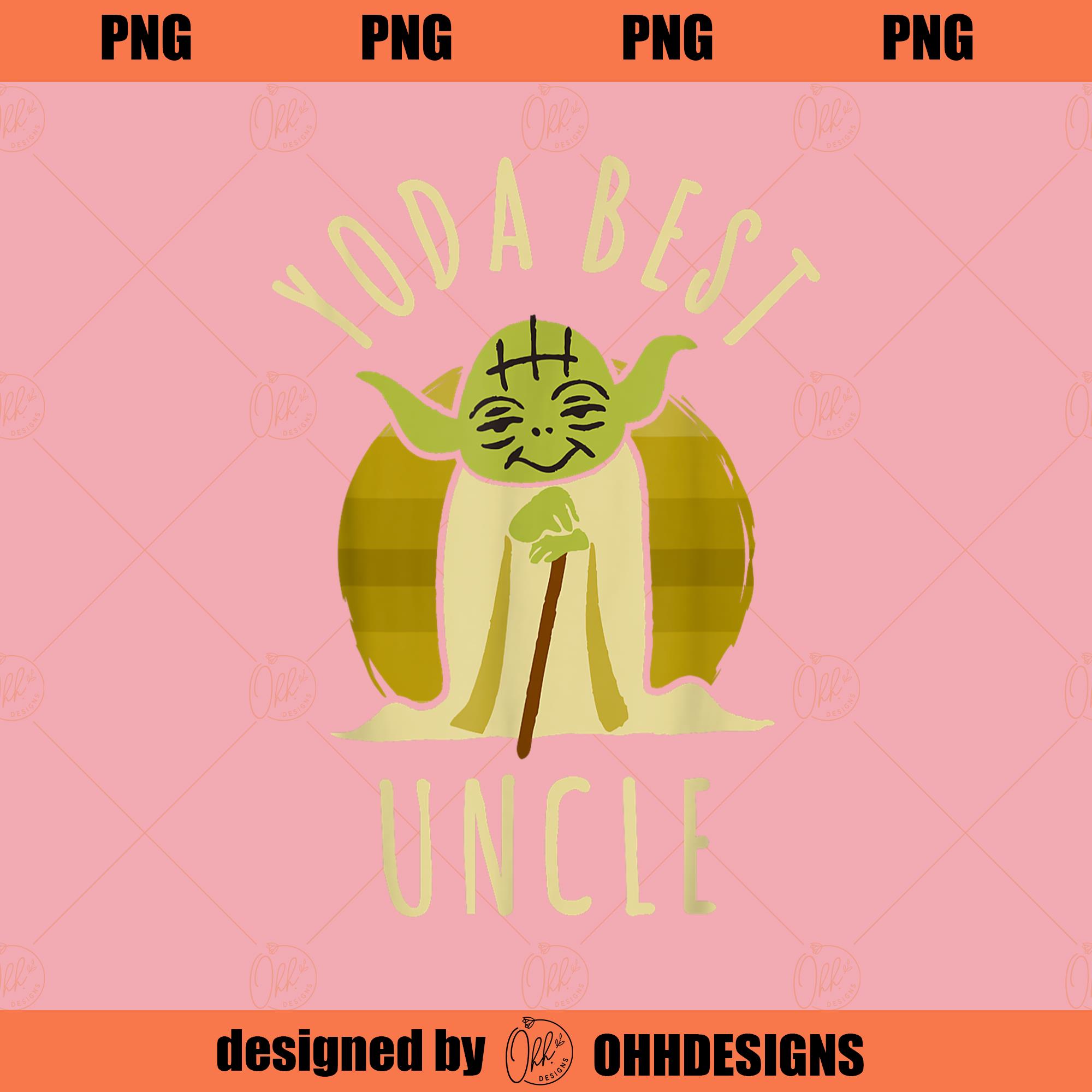 Star Wars Yoda Best Uncle Cartoon Yoda Disney PNG Download | Inspire Uplift