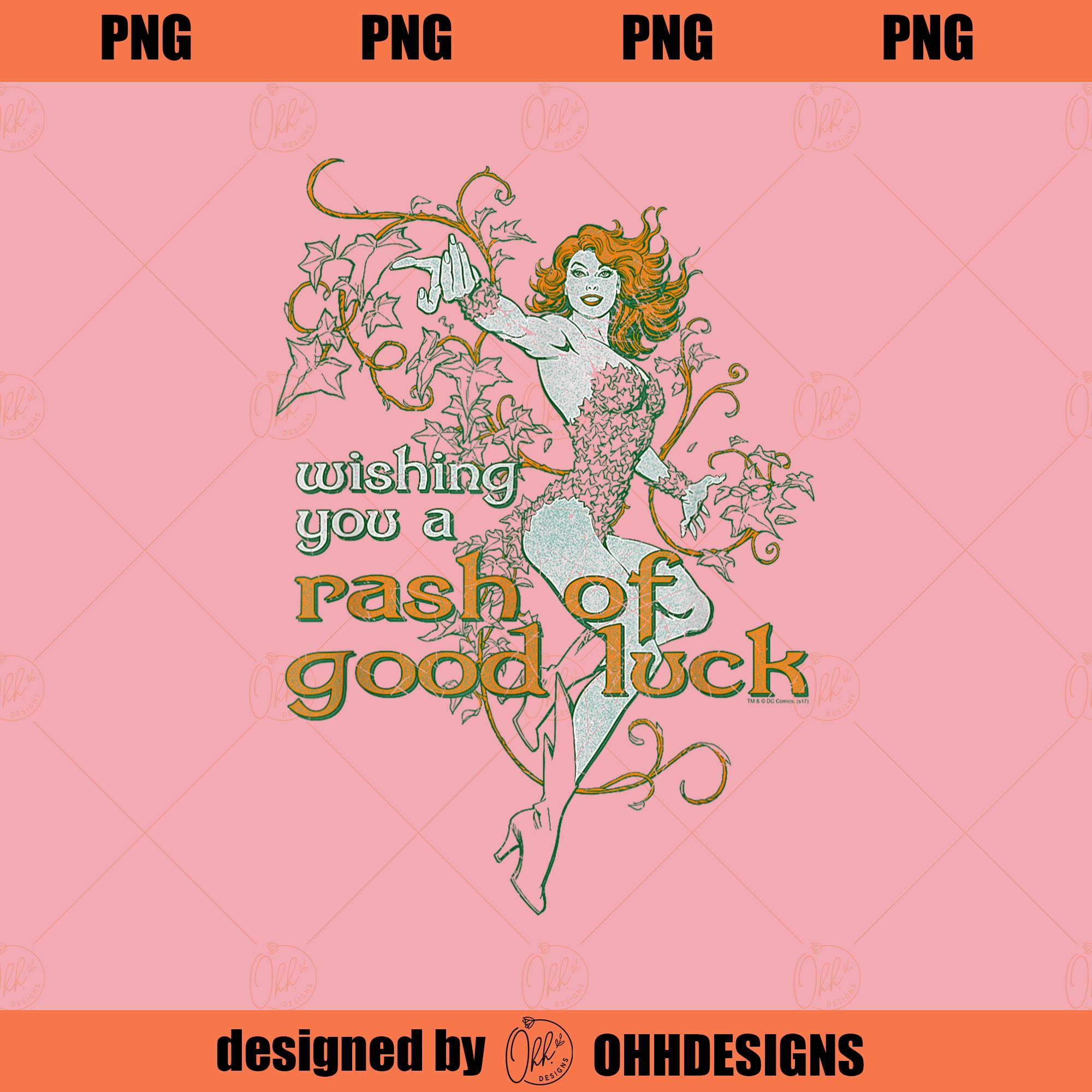 Batman Poison Ivy Rash of Good Luck PNG Download | Inspire Uplift