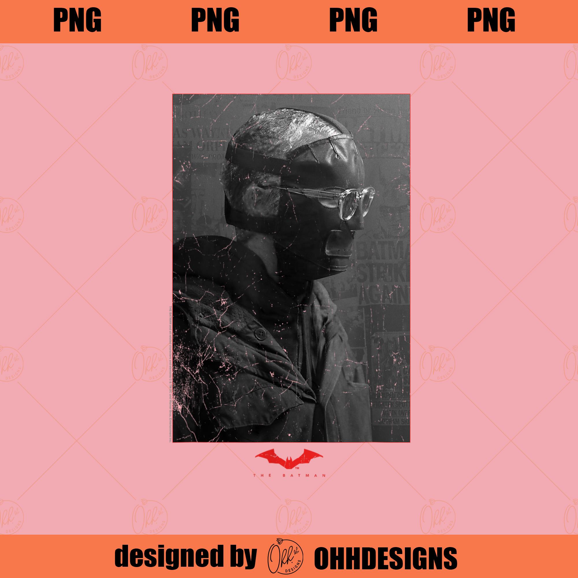 The Batman Riddler Worn Portrait PNG Download | Inspire Uplift