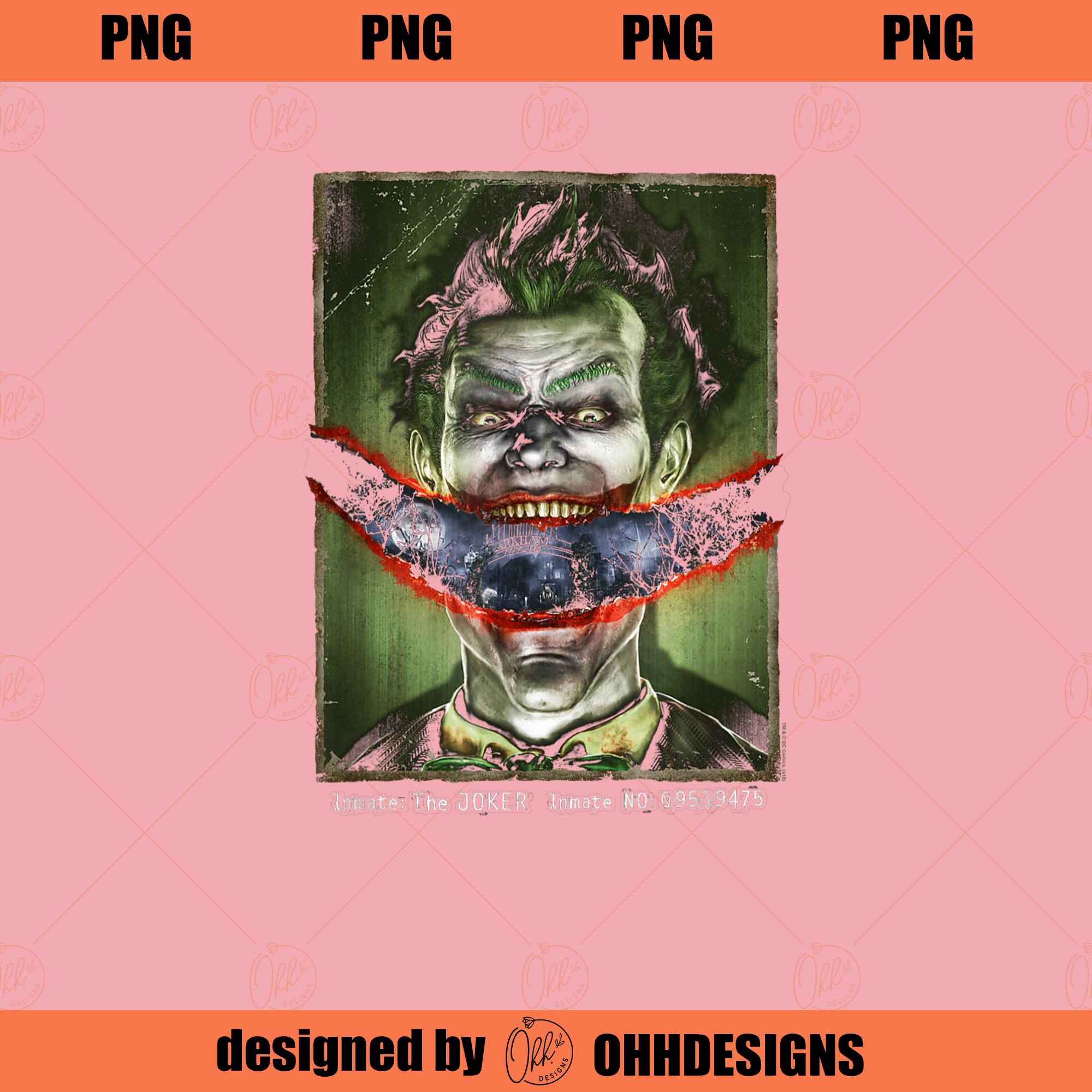Batman Arkham Asylum Joker Split Lip PNG Download - Inspire Uplift