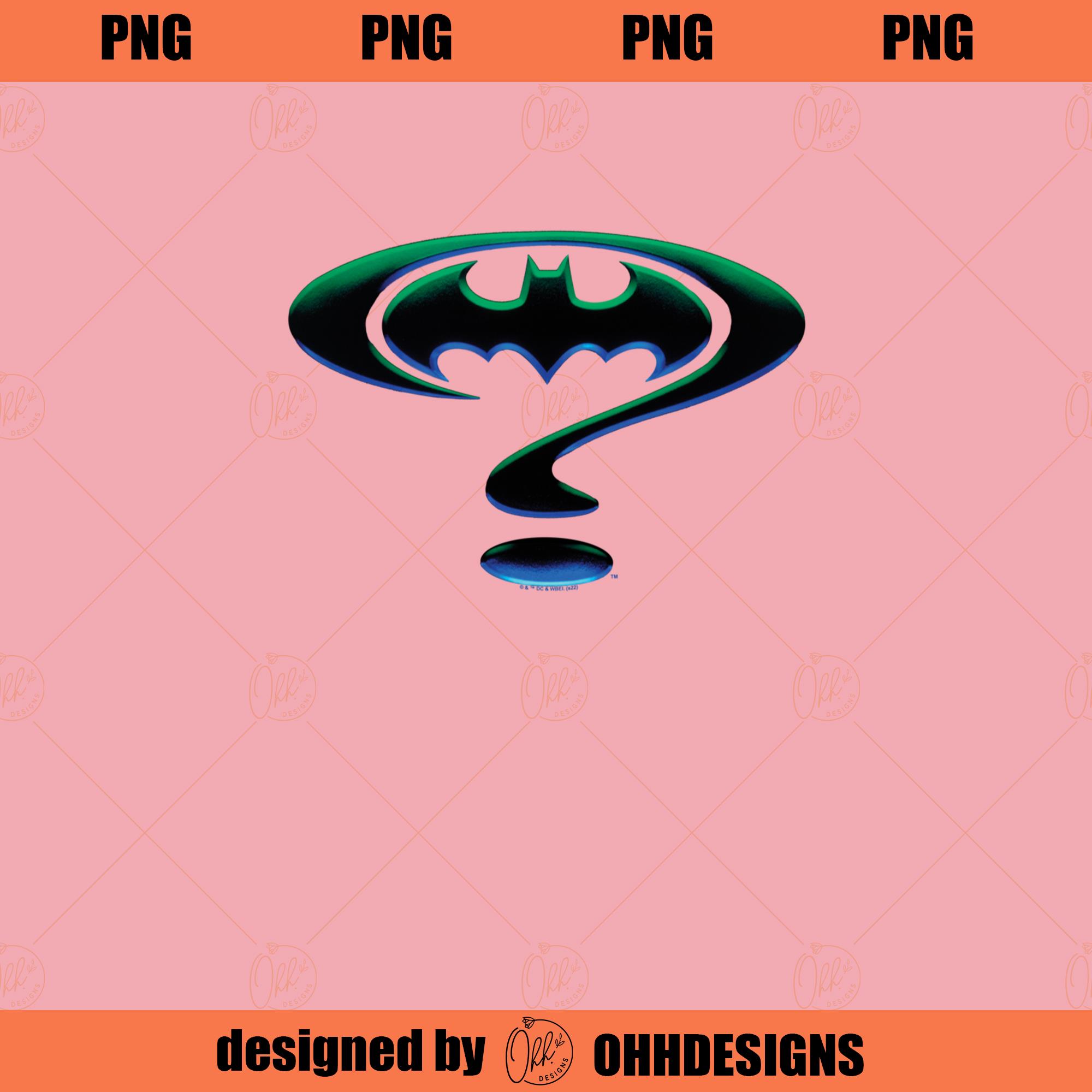 Batman Forever Question Mark Logo PNG Download - Inspire Uplift