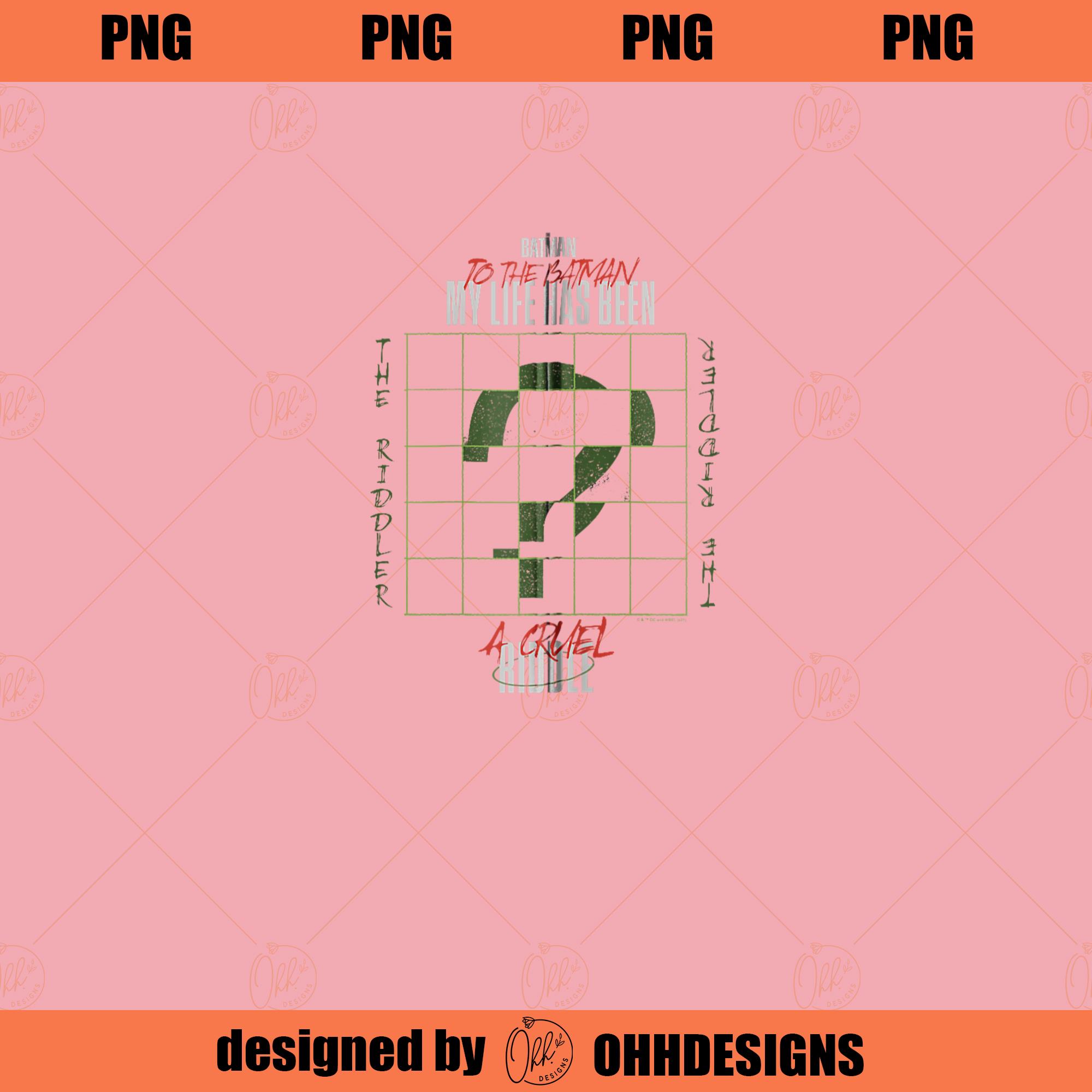The Batman The Riddler Grid Question Mark Logo PNG Download | Inspire ...