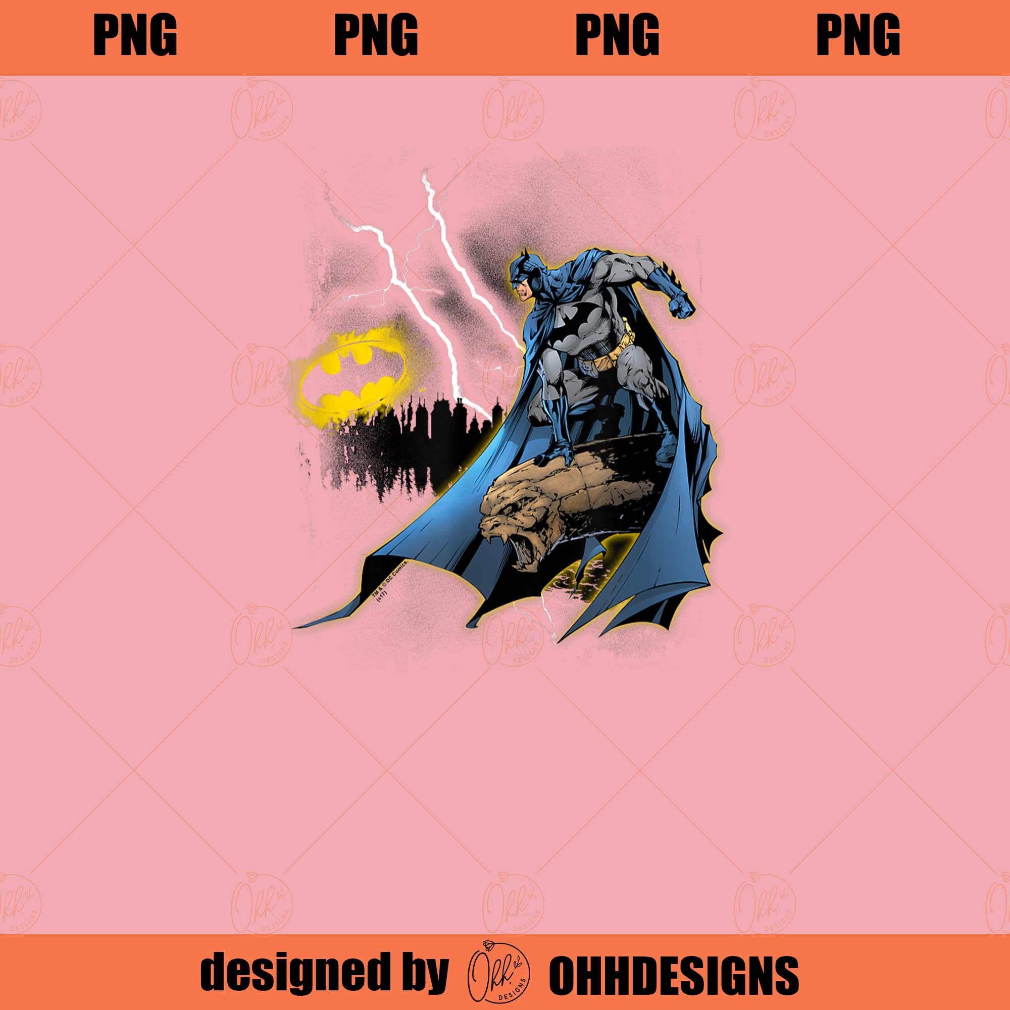 Batman Gargoyle Lightning Strikes PNG Download | Inspire Uplift