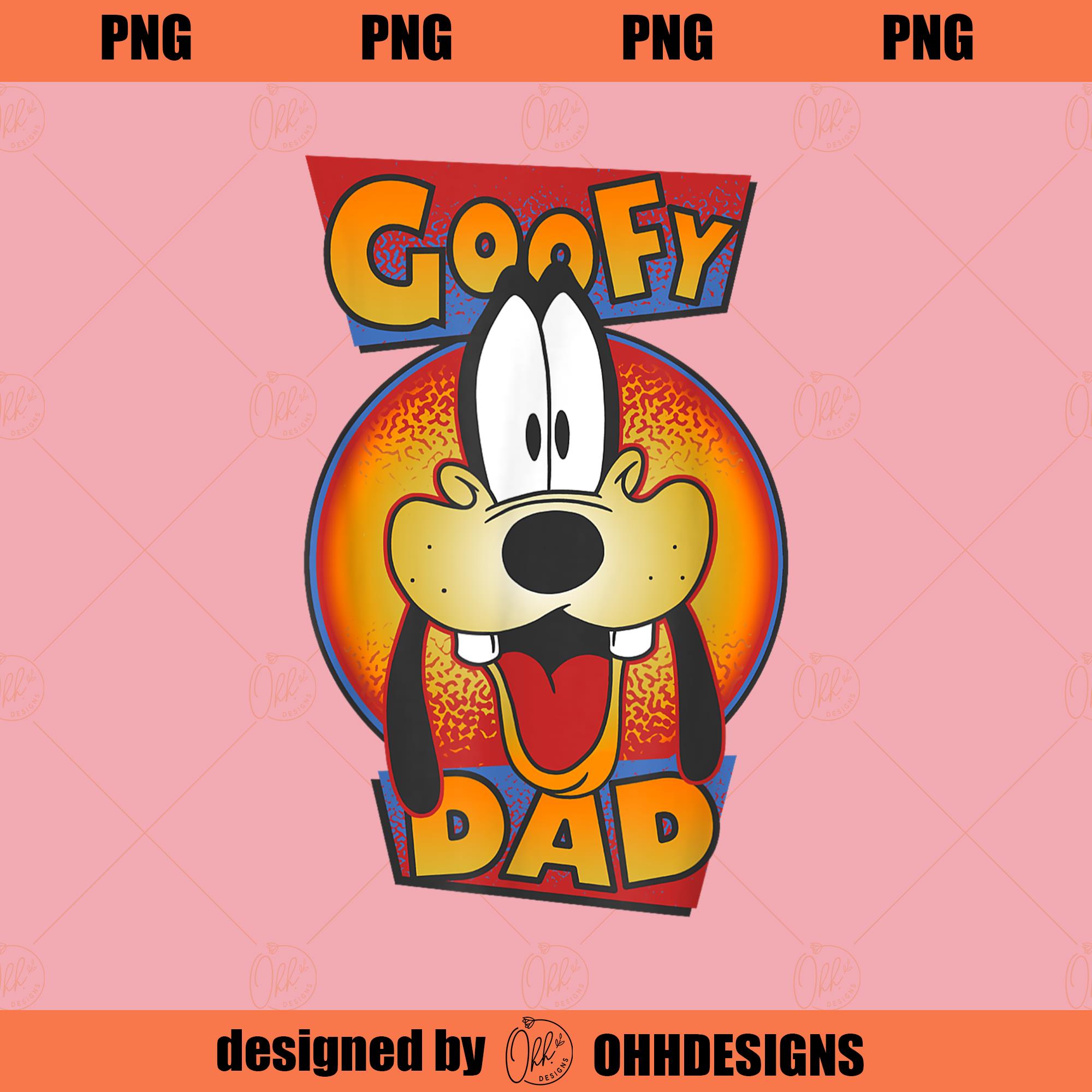 Disney A Goofy Movie Fathers Day Goofy Dad Big Face PNG Down - Inspire ...