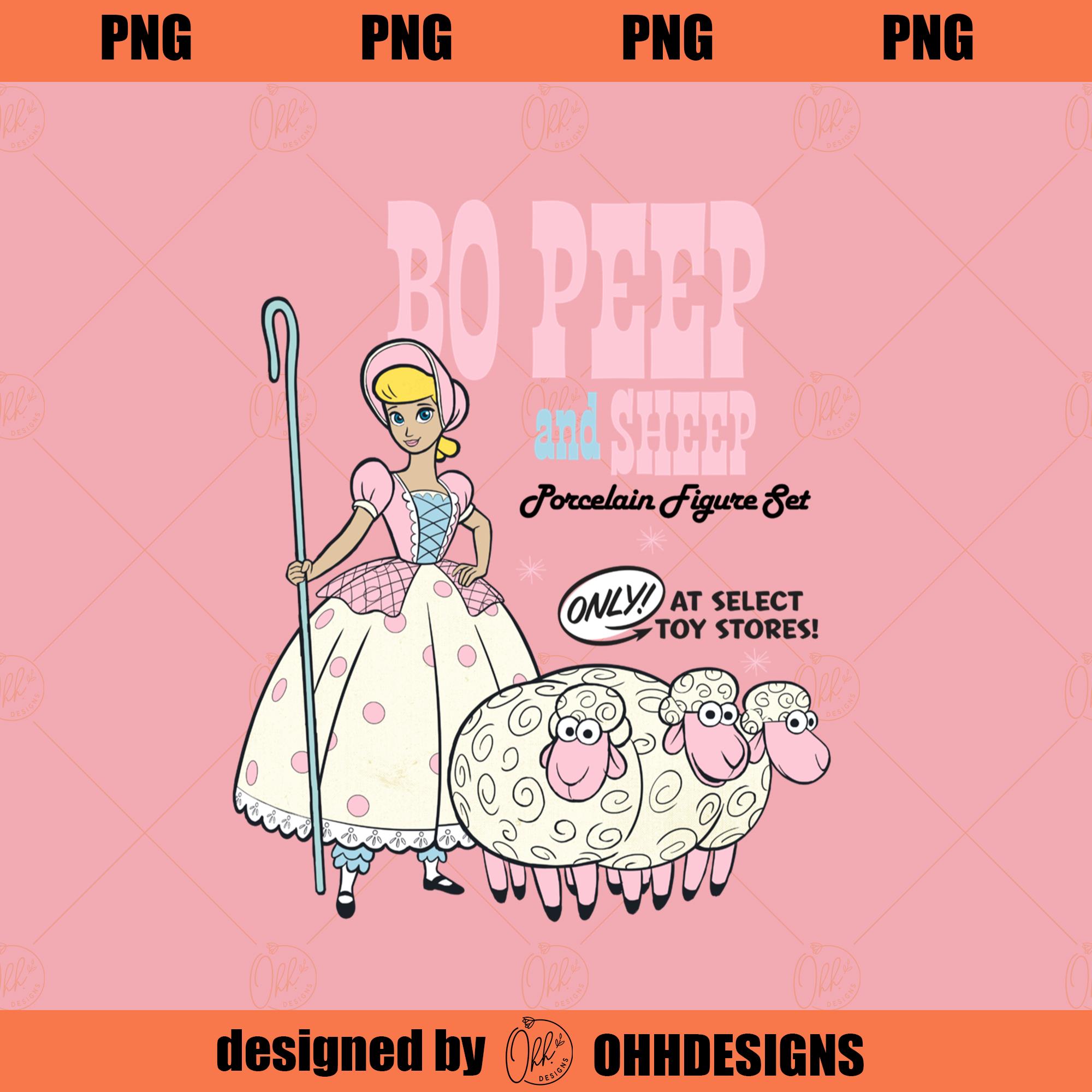Disney Pixar Toy Story Bo Peep and Sheep Collection PNG Dow - Inspire ...